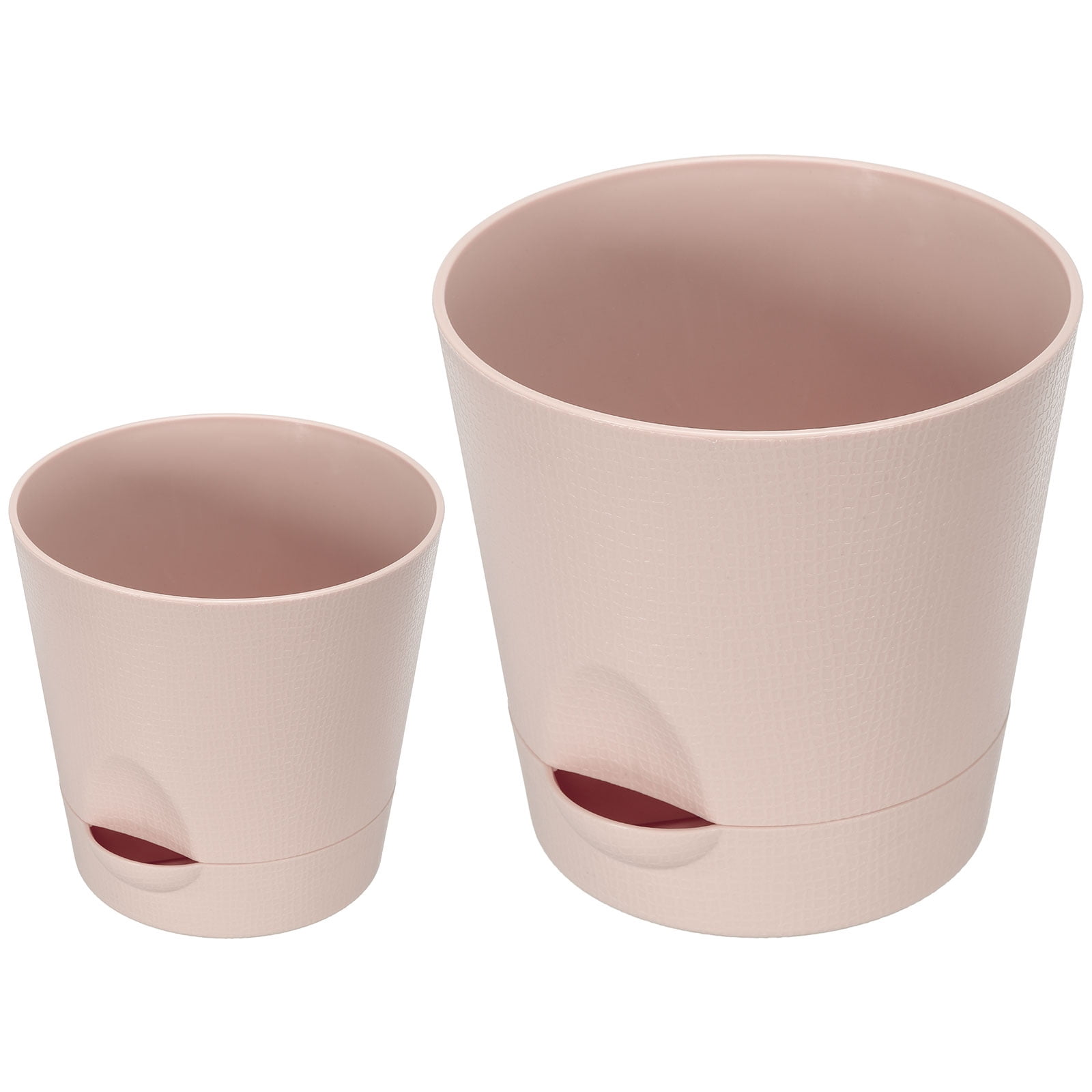 Uxcell 4.5"/5.5" Plastic Plant Pots Flower Planters with Drainage Hole ...