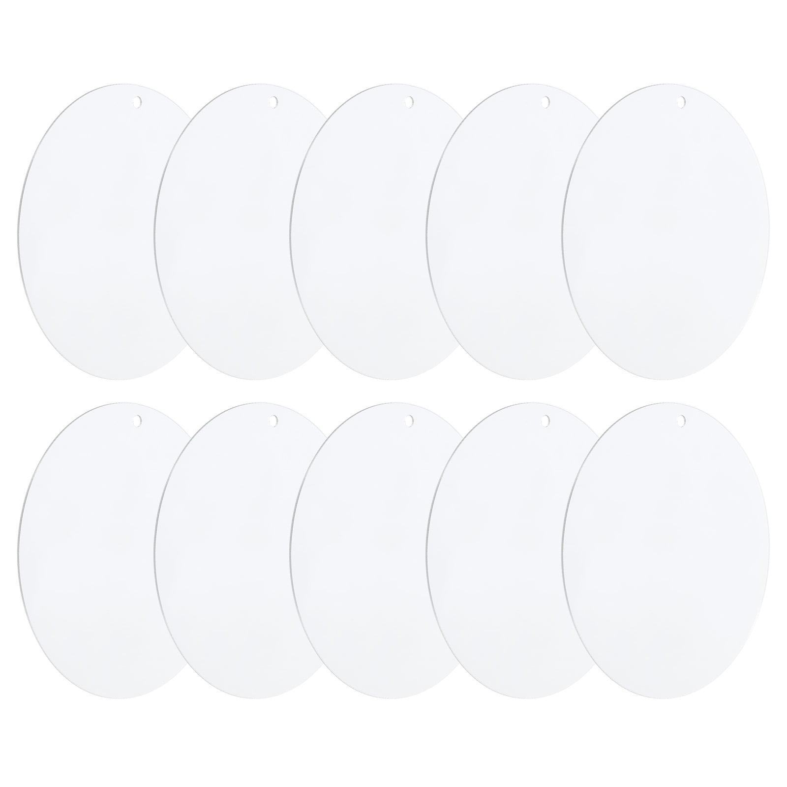 Uxcell 4.5" Dia. Acrylic Circles Round Clear Plastic Sheet Cake Disk ...