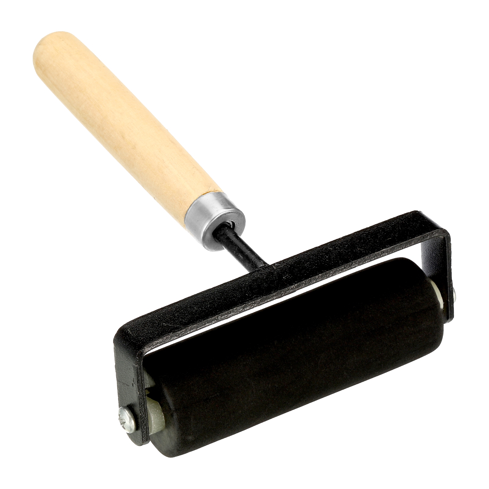 Uxcell 4.5 Inch Rubber Roller Brayer, Anti Skid Hard Rubber Roller Tool ...