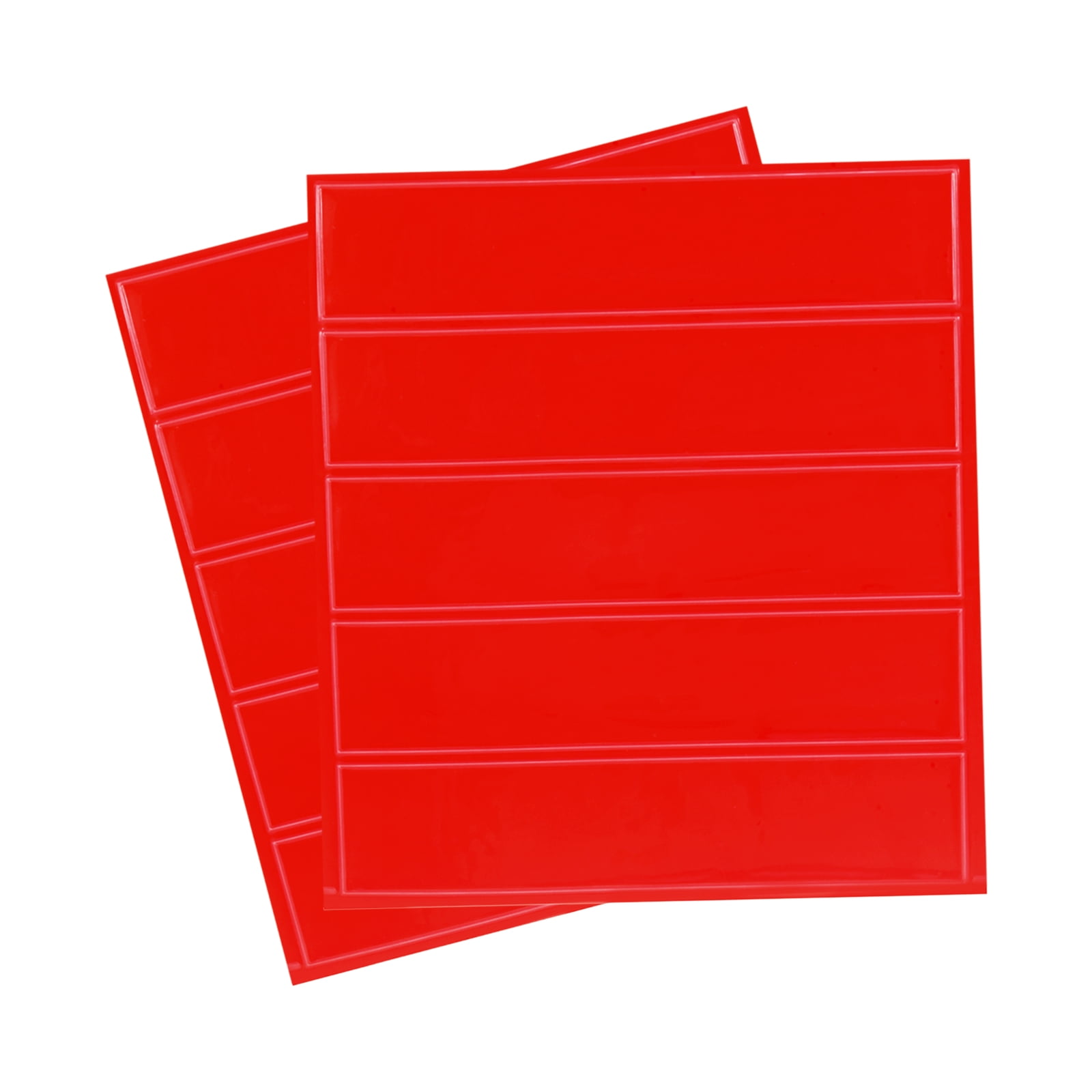 Uxcell 4.5 x 1 Inch Reflective Stickers, 10Pcs Waterproof Adhesive ...