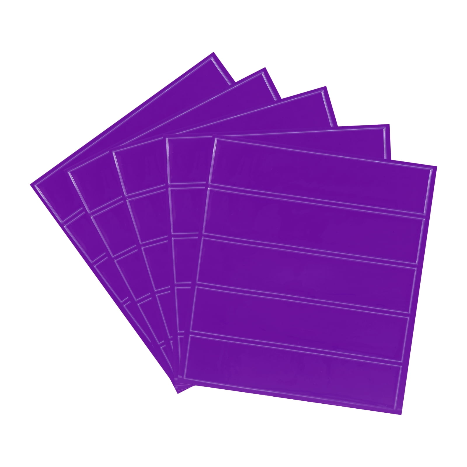 Uxcell 4.5 x 1 Inch Reflective Stickers, 25Pcs Waterproof Adhesive ...