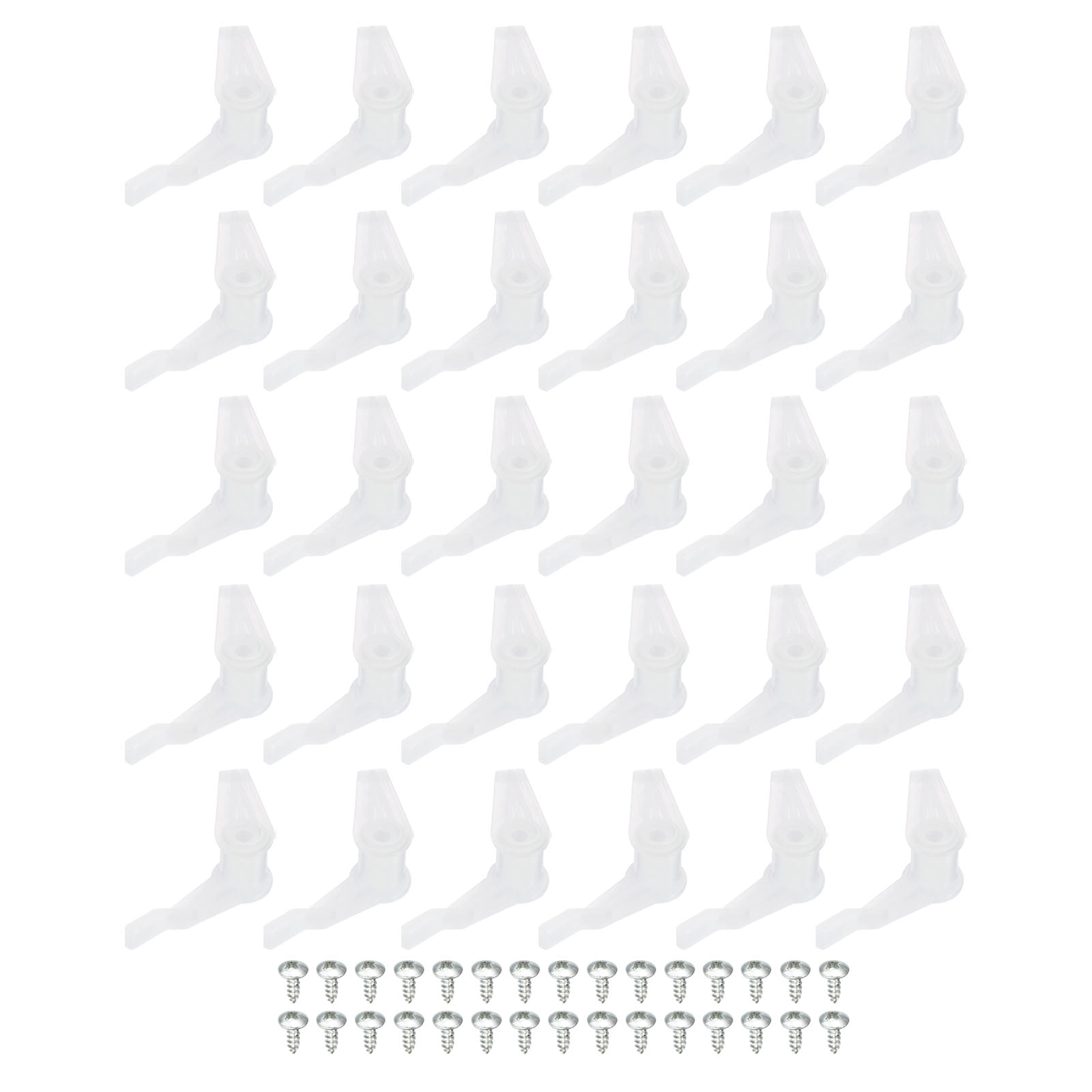 Uxcell 4.5mm Ceiling Lampshade Clips Fixed Buckle Light Fixture ...