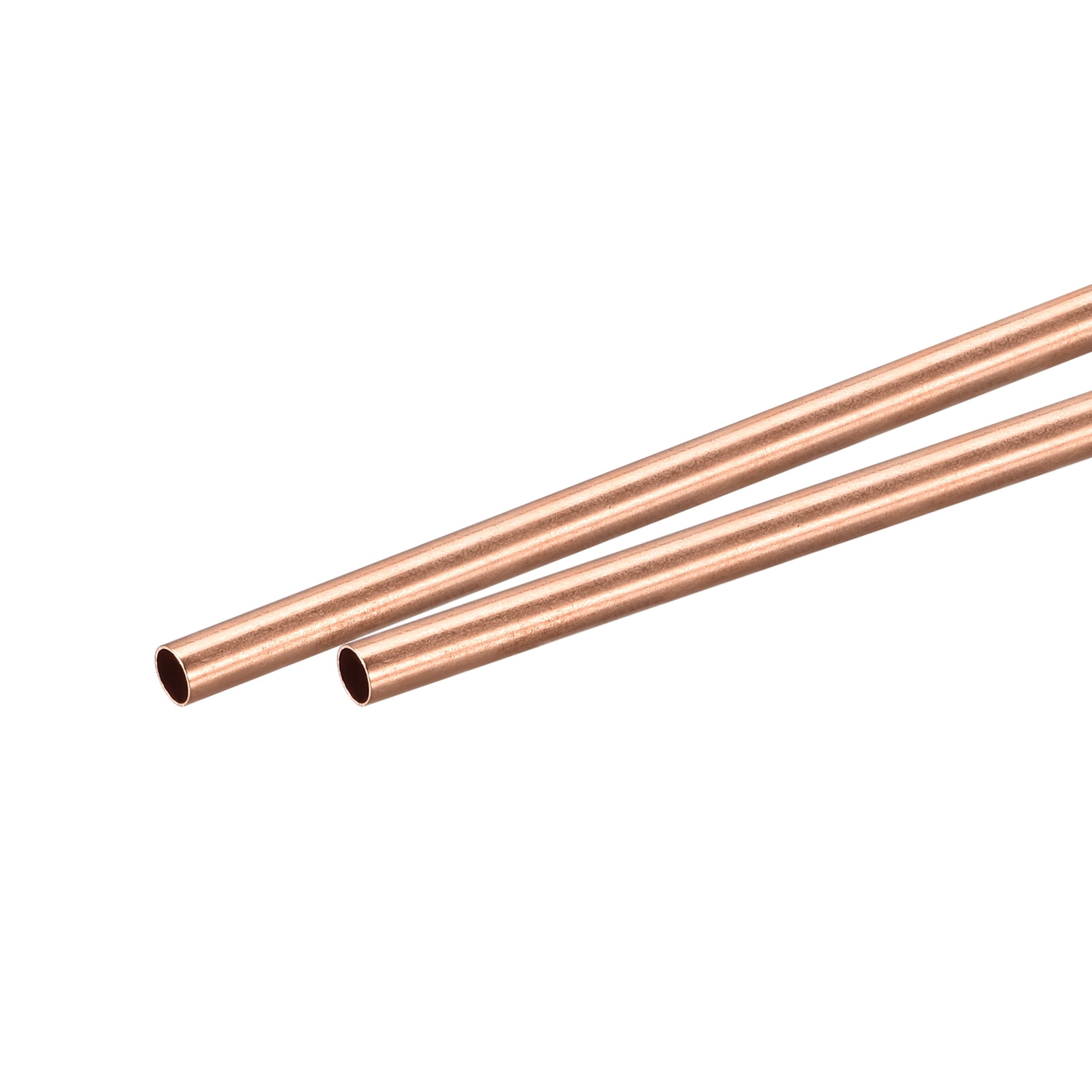 Uxcell 4.5mm OD 0.25mm Wall Thickness 200mm Length Copper Round Tube 2 ...