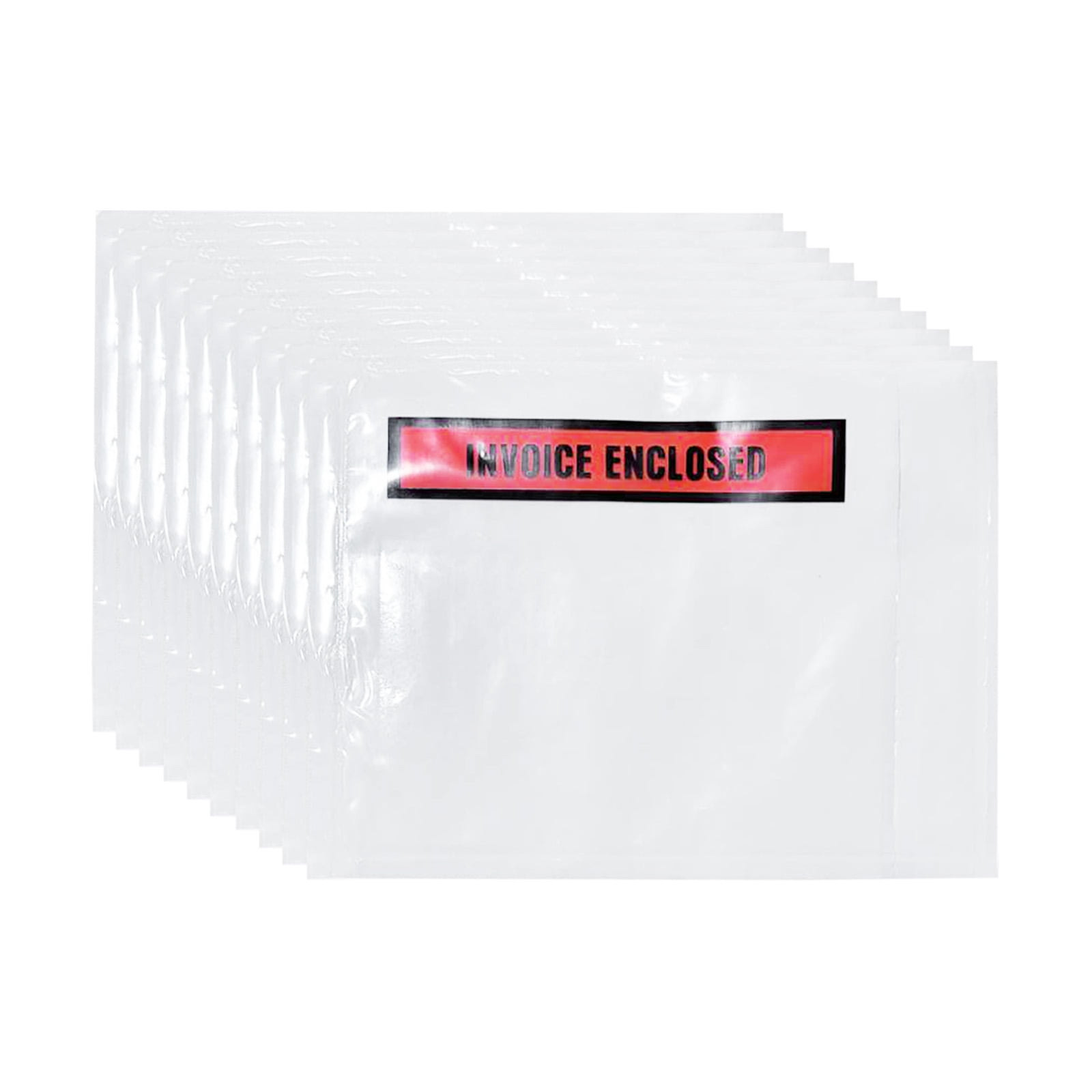 Uxcell 4.5x6" Clear Packing List Envelope, 50 Pack Self-Adhesive Side ...