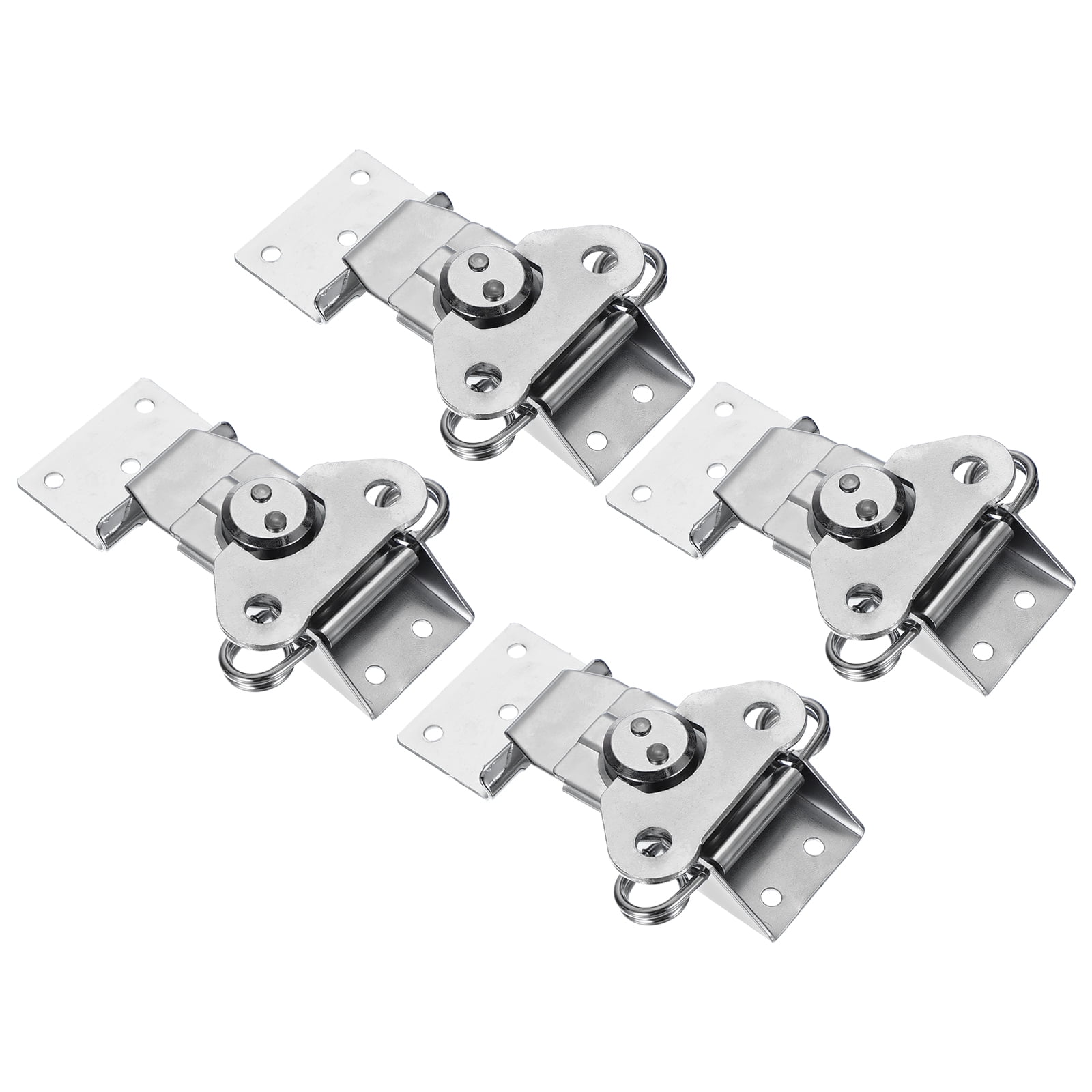 Uxcell 4.6"x3.2" Steel Spring Loaded Small Butterfly Twist Latch ...