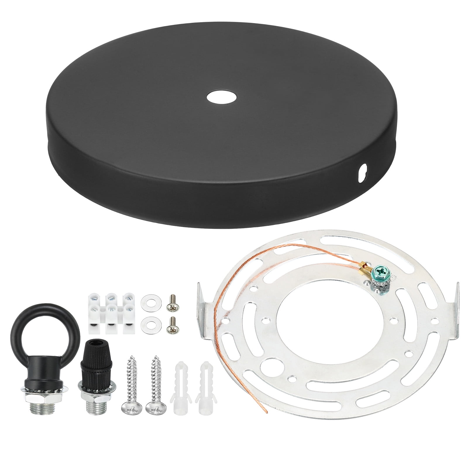 Uxcell 4.7" Ceiling Light Canopy Kit Pendant Light Fixture Mounting ...