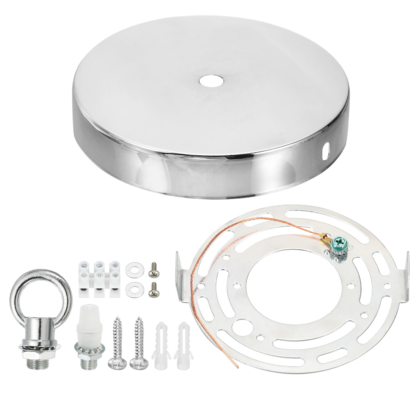 Uxcell 4.7" Ceiling Light Canopy Kit Pendant Light Fixture Mounting ...