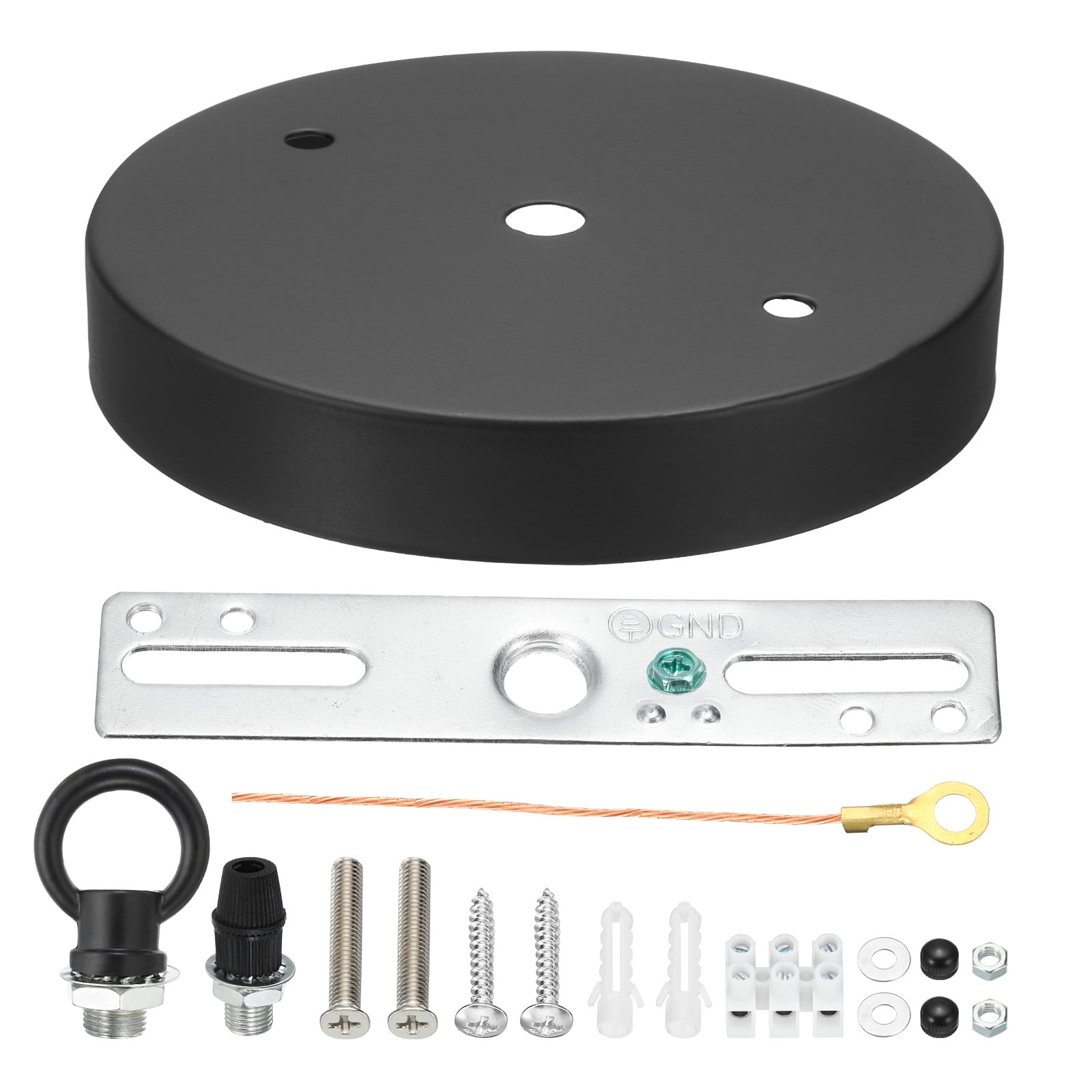 Uxcell 4.7" Ceiling Light Canopy Kit Pendant Light Fixture Mounting ...