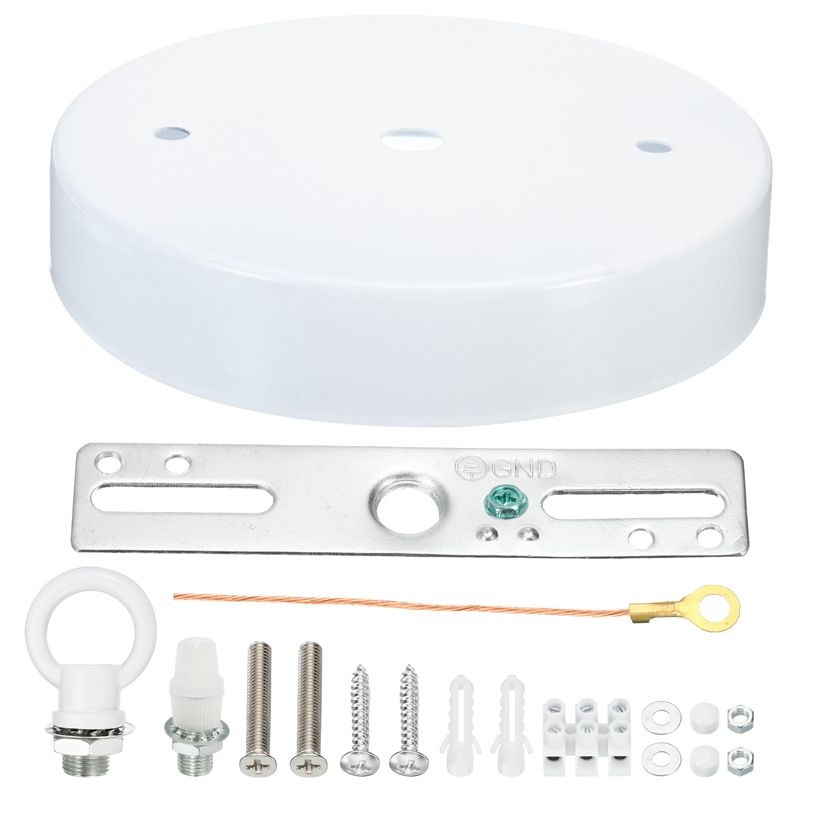 Uxcell 4.7" Ceiling Light Canopy Kit Pendant Light Fixture Mounting ...