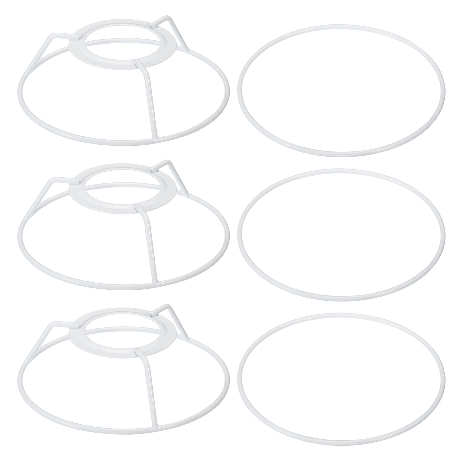 Uxcell 4.7" E26 E27 Lamp Shade Ring Frame with European Fitter, 3pcs ...
