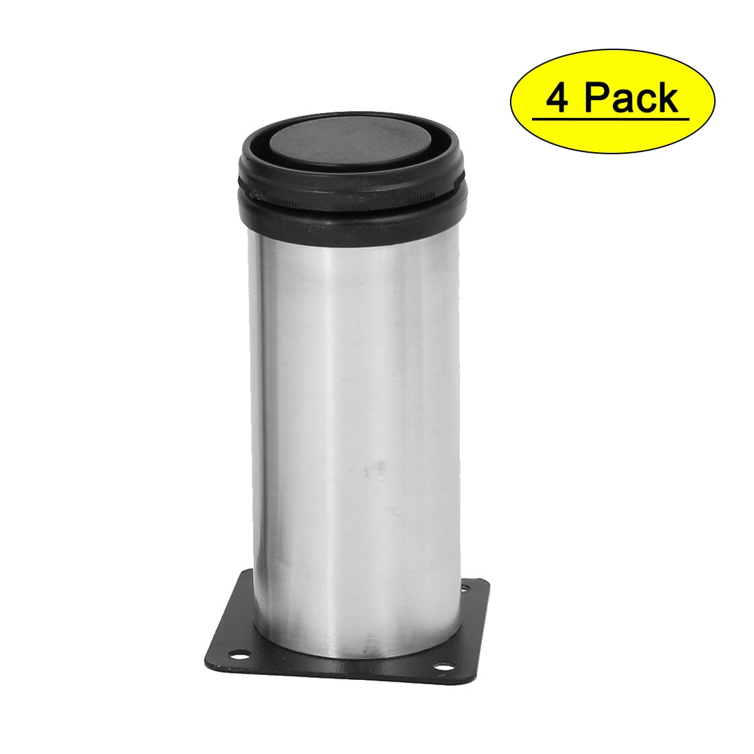 Uxcell 4.7" High Metal Furniture Adjustable Plinth Leg, 4 Pack ...