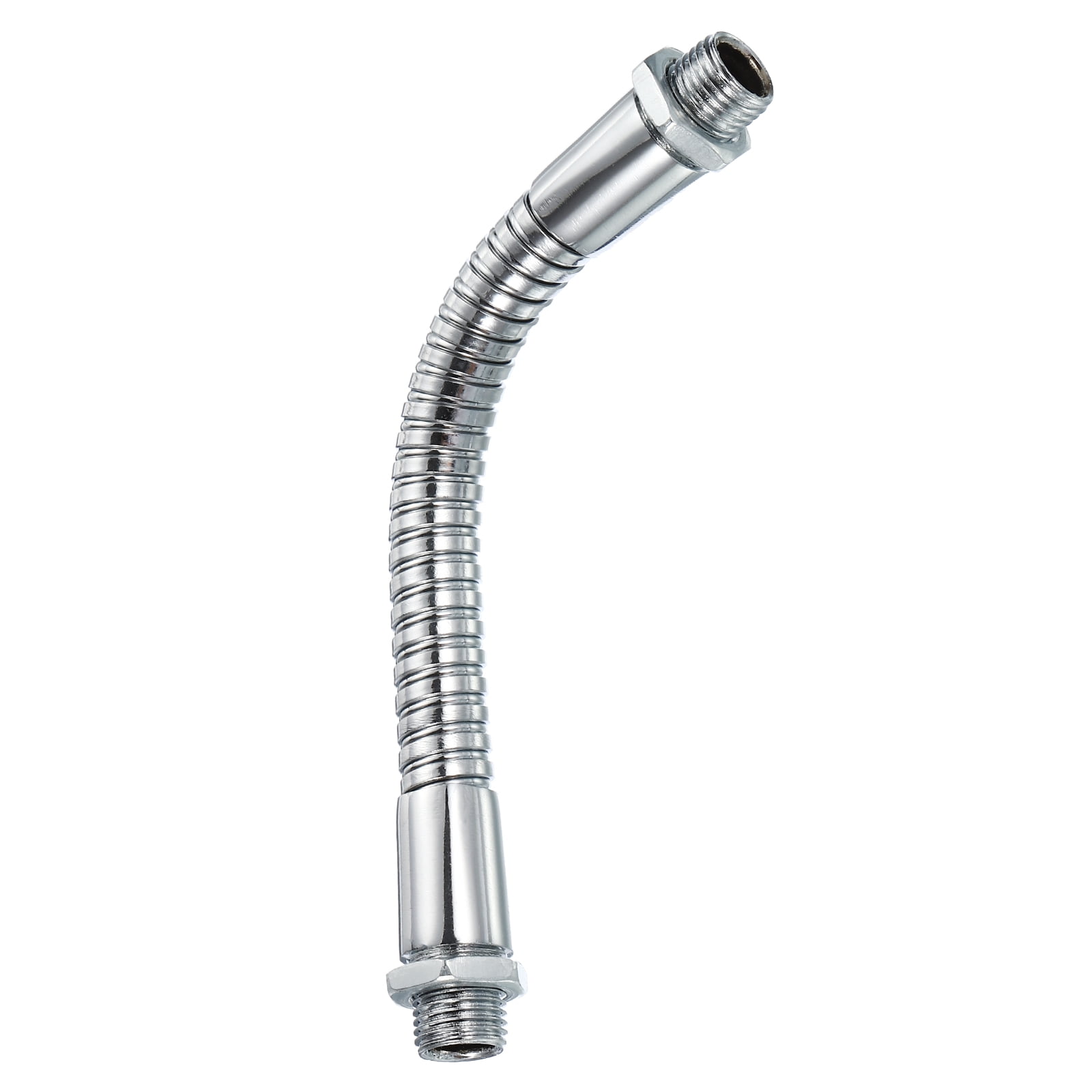 Uxcell 4.7" Metal Gooseneck Hose Thread Metal Hose Flexible Arm ...