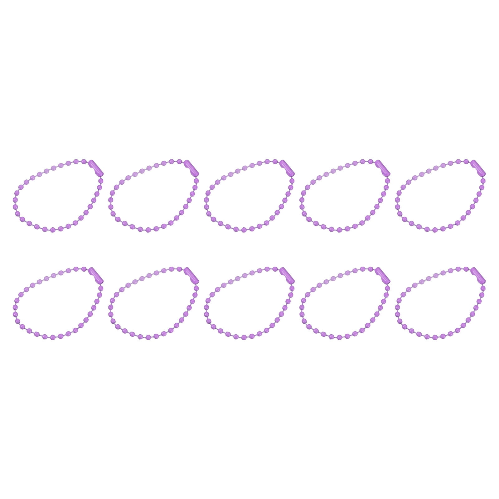 Uxcell 4.72" Ball Bead Chains with Connectors for Chains DIY Crafts, 24 ...