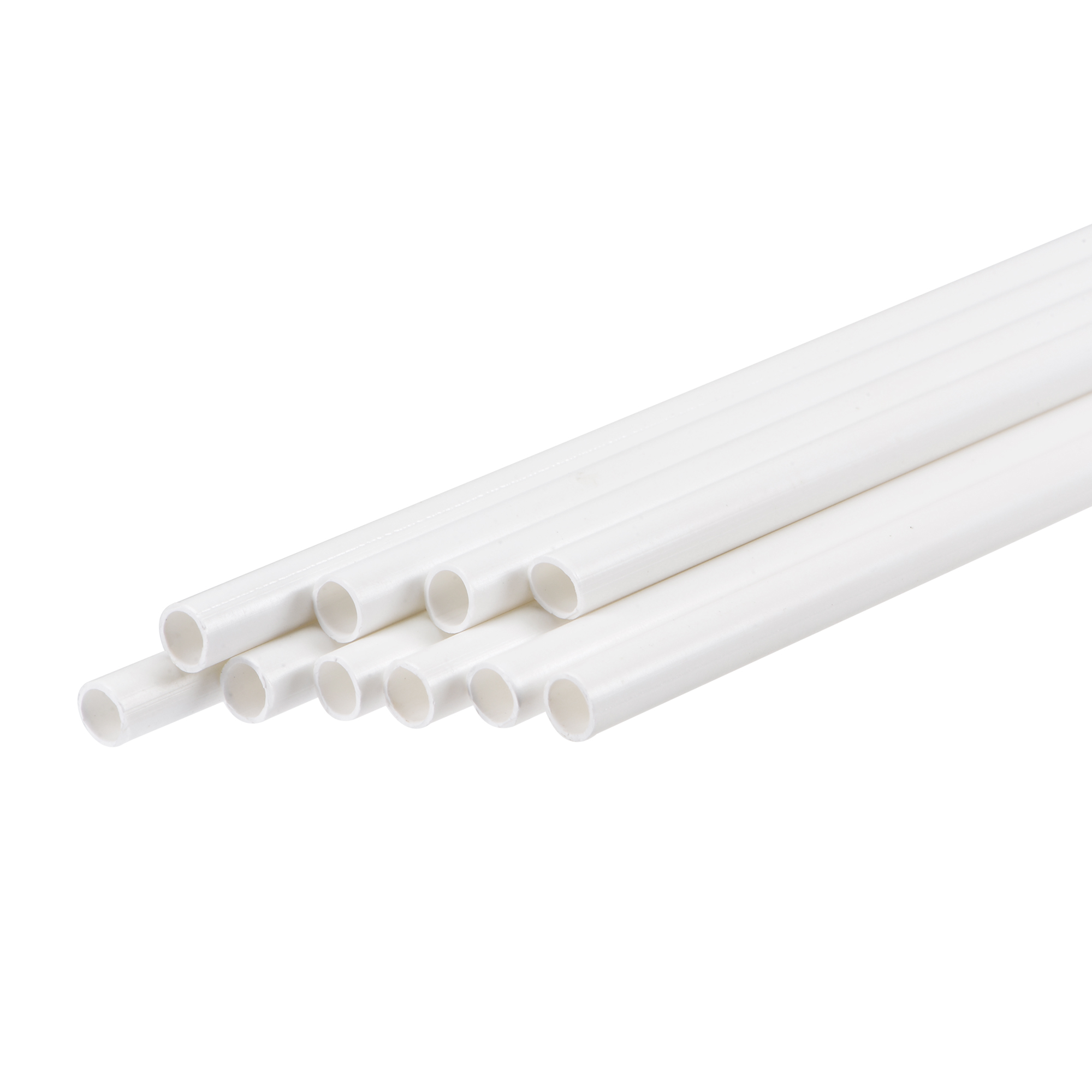 Uxcell 4.7mmx6mmx250mm White Plastic Model Tube ABS Round Tube for ...