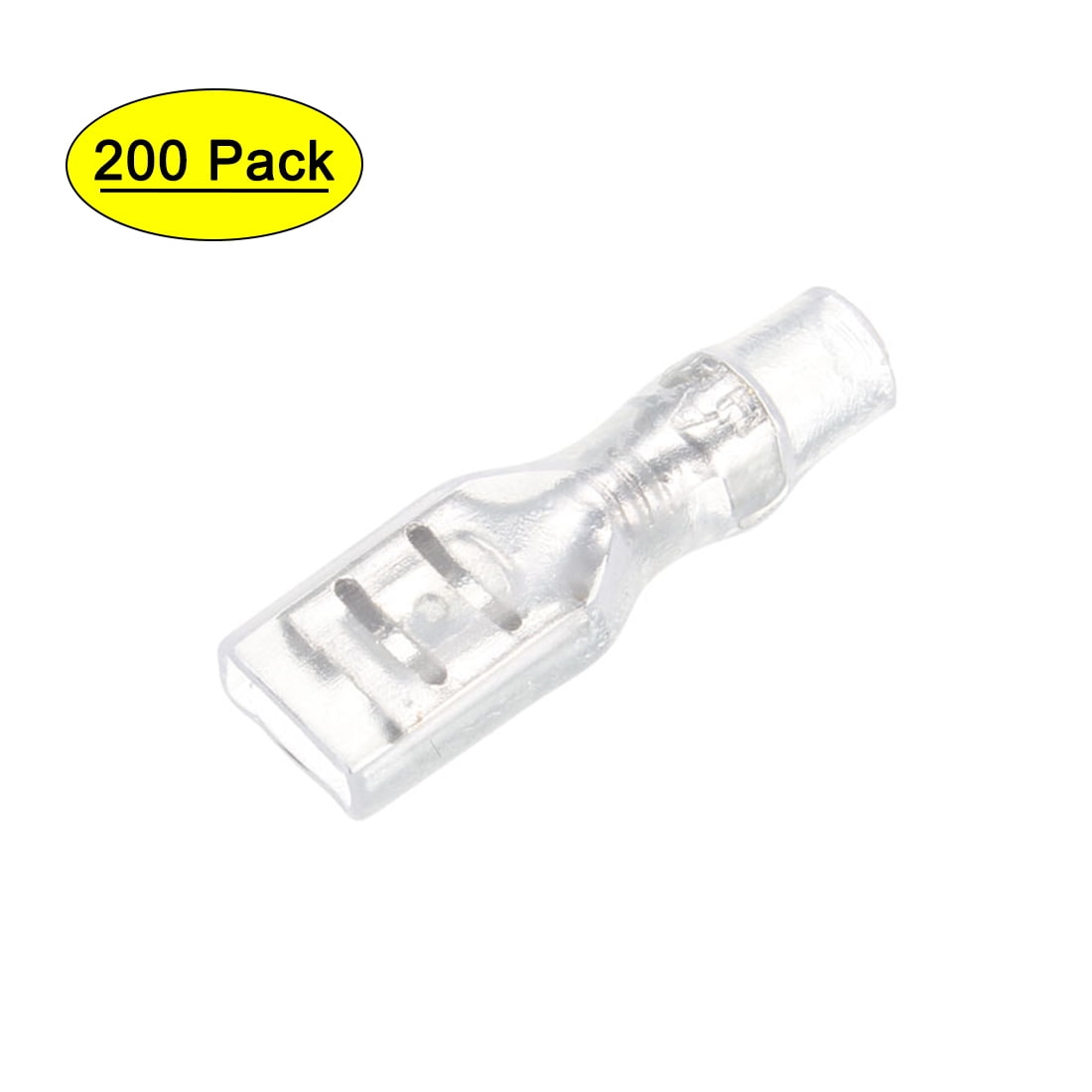 Uxcell 4.8mm Wire Terminal Female Spade Connector with Insulating ...