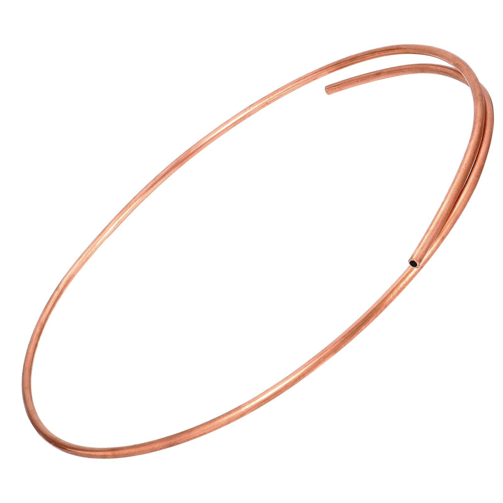 Uxcell 4.95mm ID 6.35mm OD 0.7mm Thick Copper Tube, 3.28Ft Seamless ...