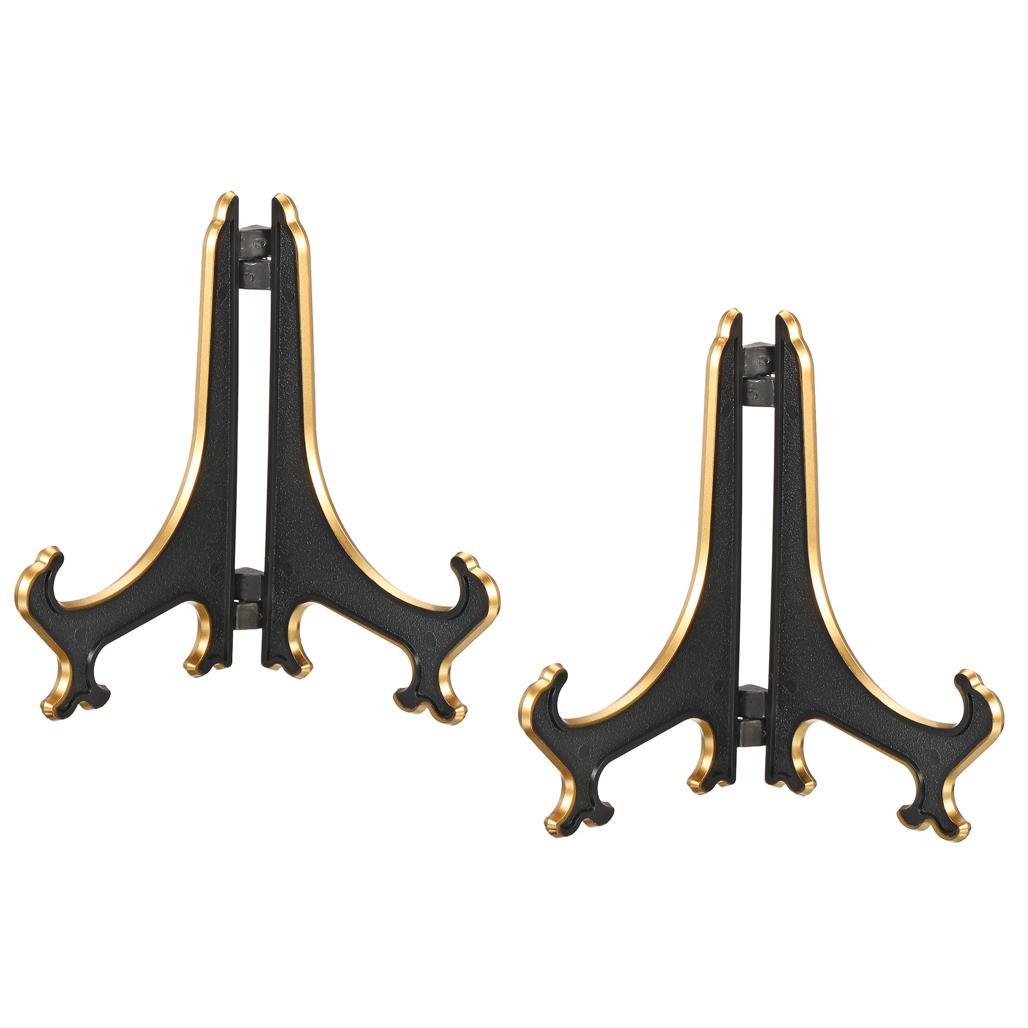 Uxcell 4" Acrylic Decorative Plate Stand Holder, 4 Pack Picture Easel ...