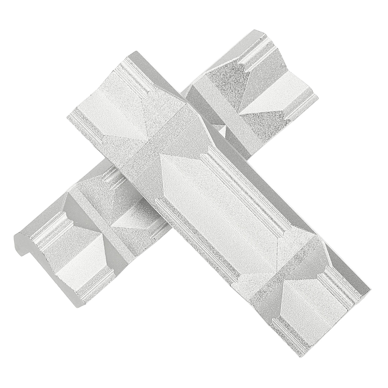 Uxcell 4" Aluminum Vise Jaws with Magnetic V-type Soft Rubber Pads ...