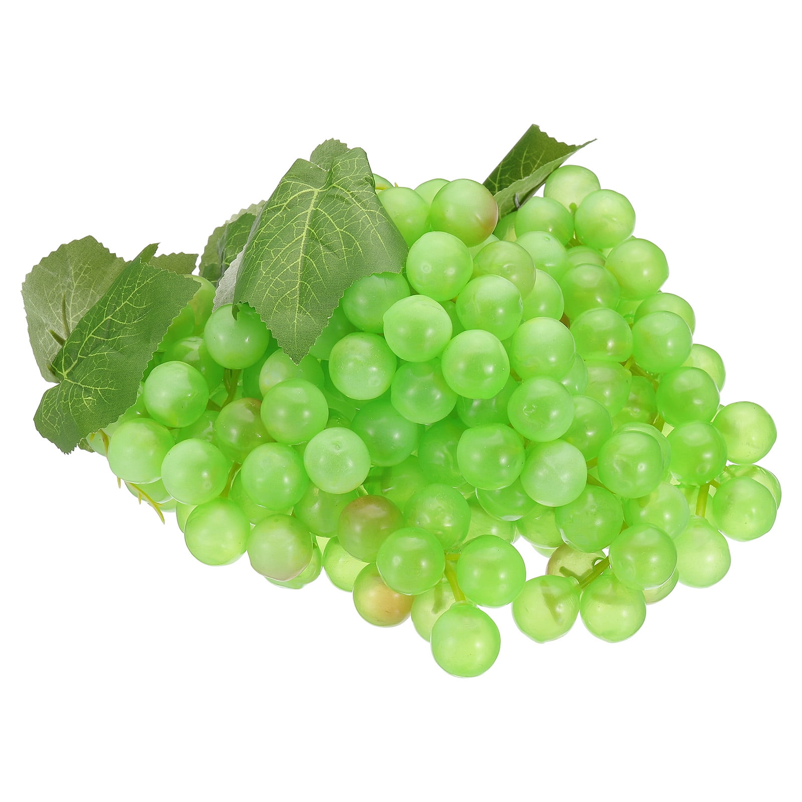 Uxcell 4 Bunches Artificial Grapes, Lifelike Fake Fruit Model Green ...