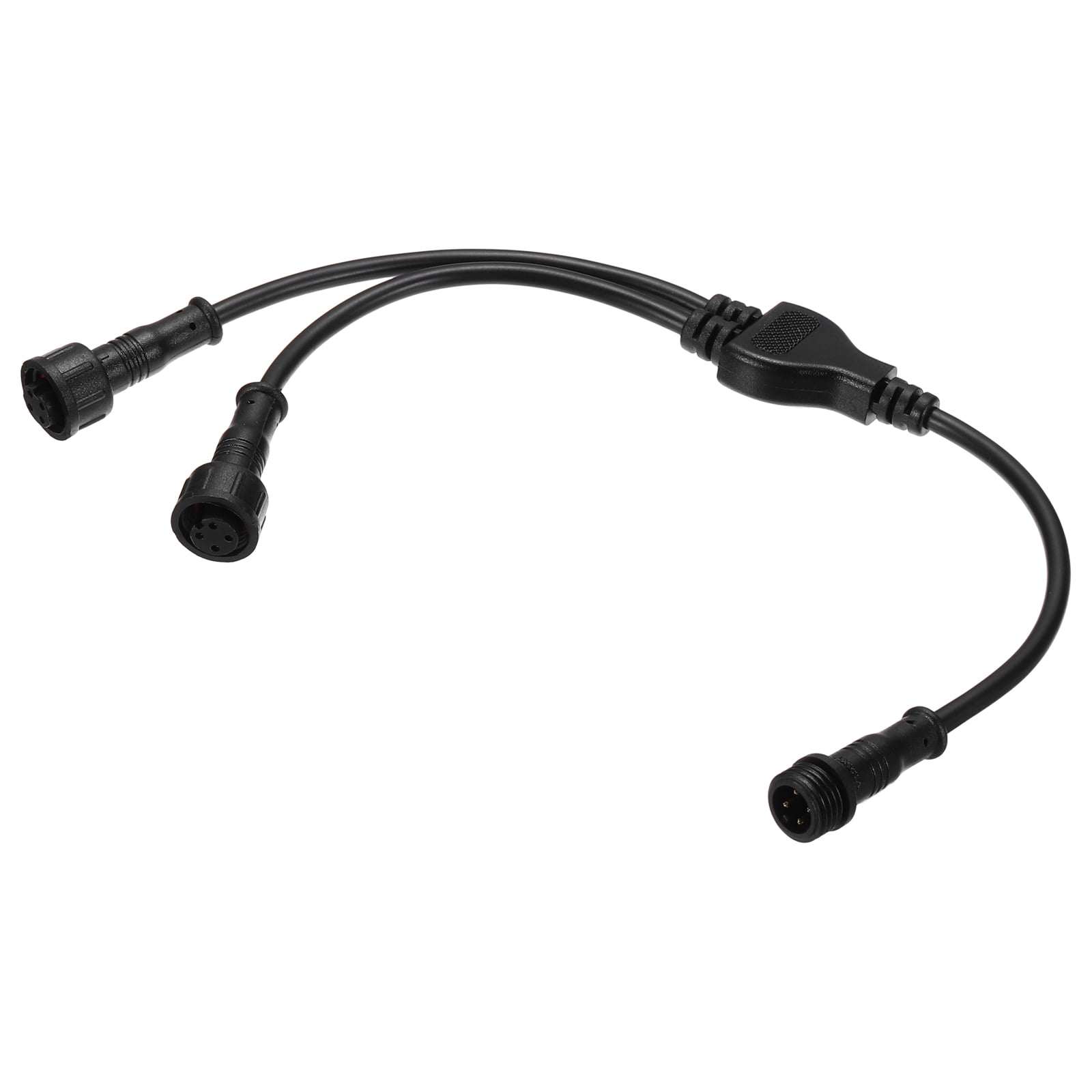 Uxcell 4-Core 4 Pin Y Splitter Connector, 30cm 24AWG IP65 Y Shape 1 ...