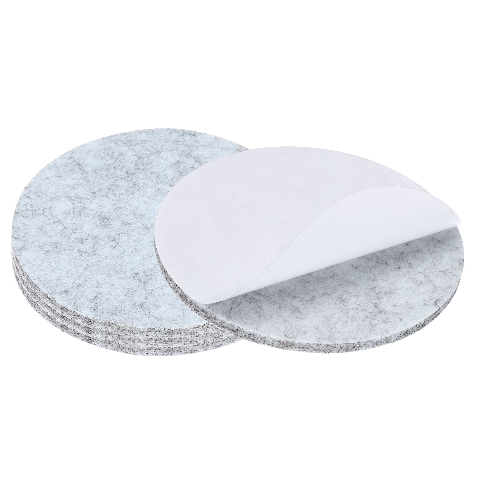Uxcell 4" Diameter Felt Furniture Pads, 4 Pcs 1/2" Thick Lamp Base Felt ...