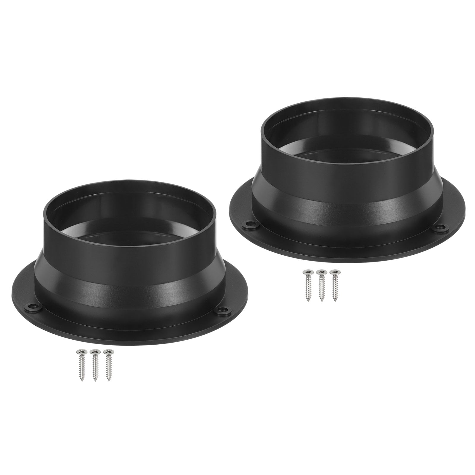 Uxcell 4" Duct Connector Flange ABS Exhaust Inlet Outlet Duct Mounting ...