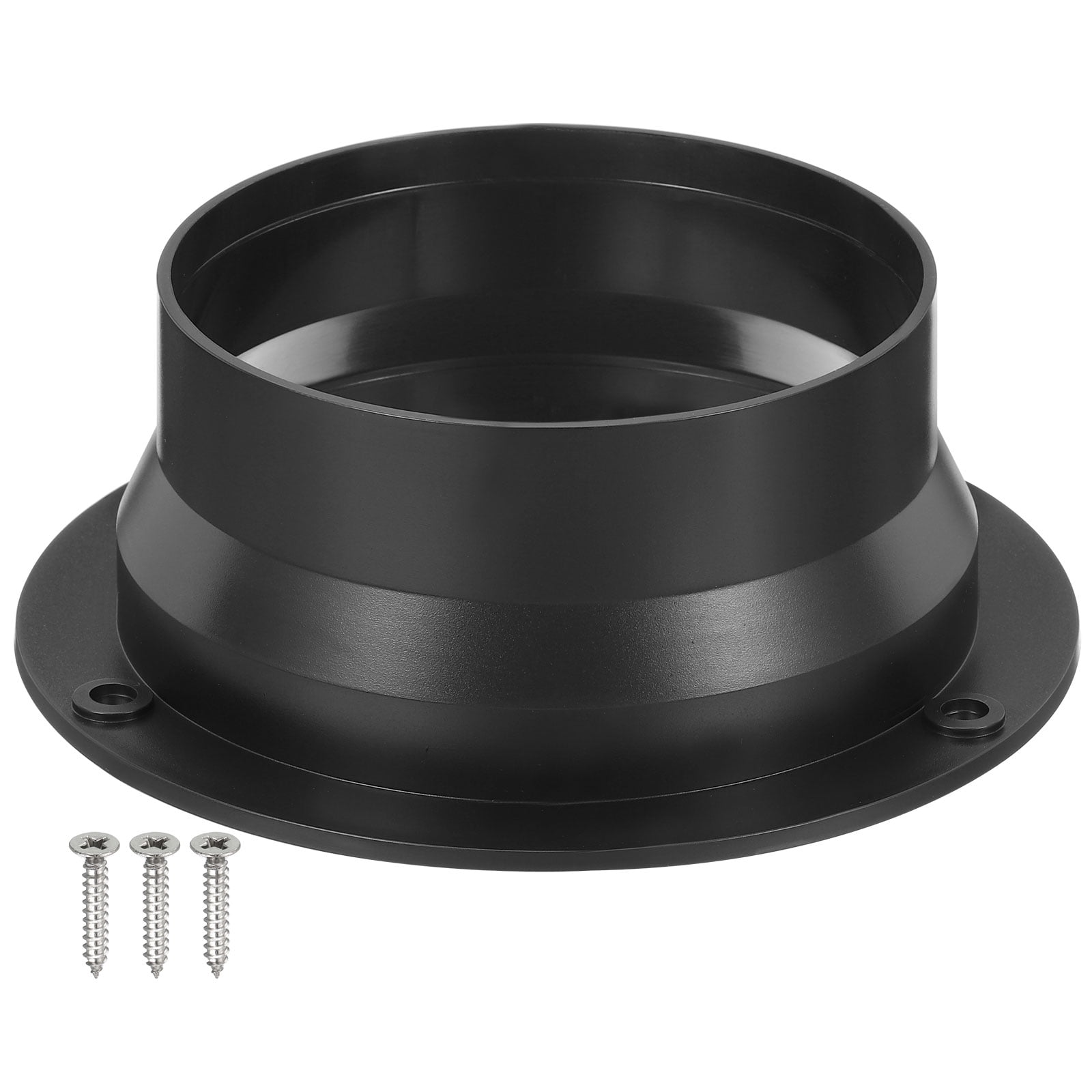 Uxcell 4" Duct Connector Flange ABS Exhaust Inlet Outlet Duct Mounting ...