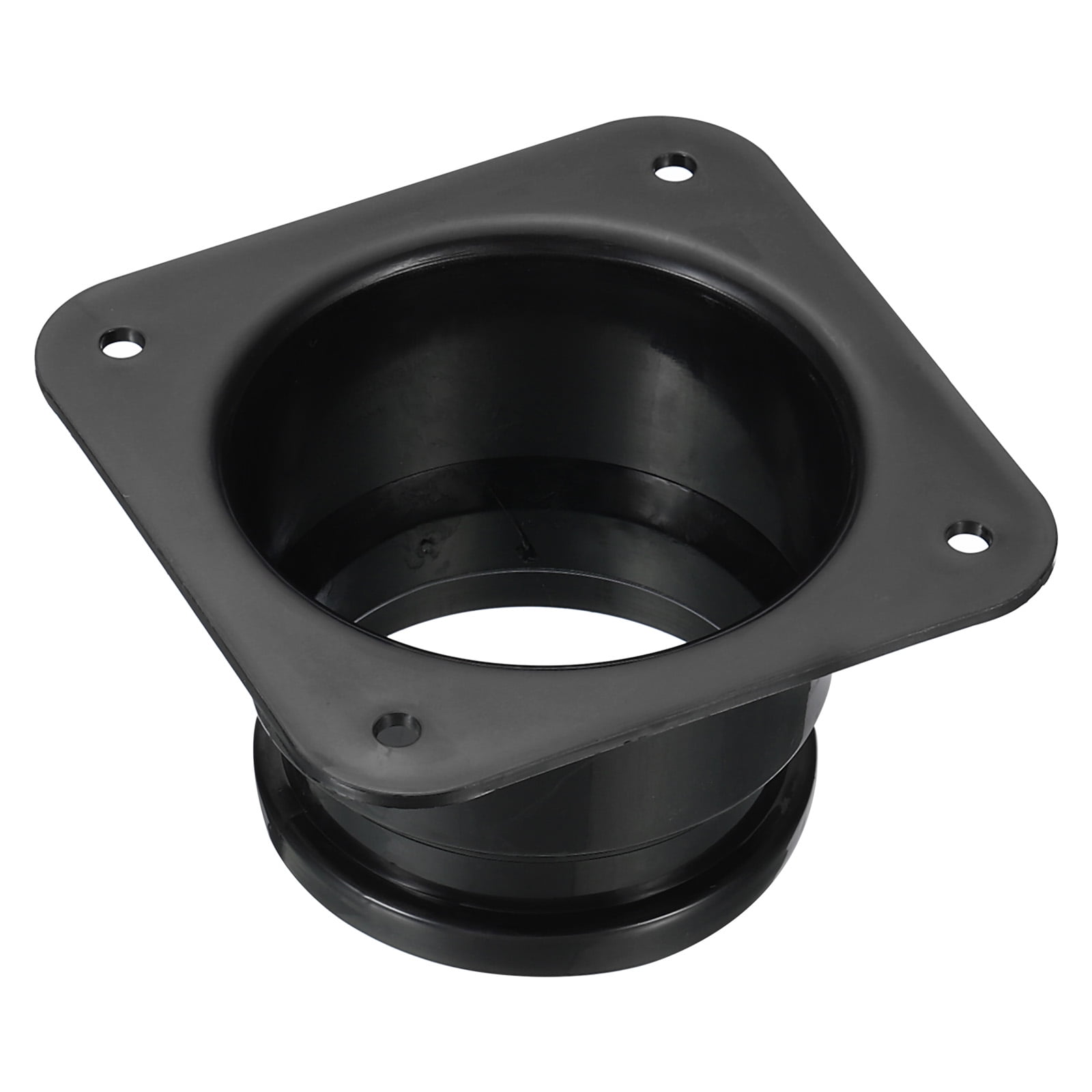 Uxcell 4" Duct Connector Flange Dryer Vent Wall Plate Square to Round ...