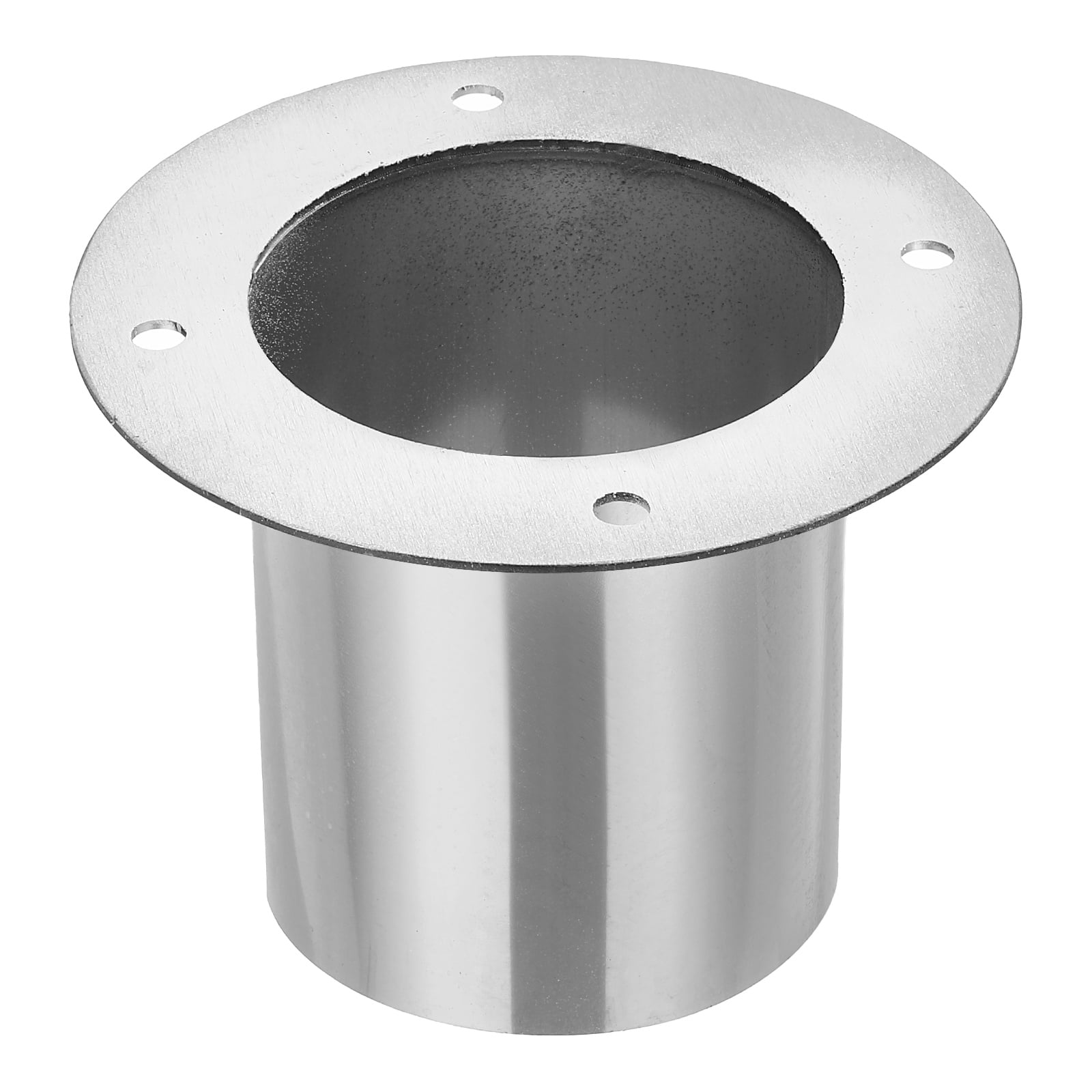 Uxcell 4" Duct Connector Flange Straight Pipe Exhaust Flange Stainless ...