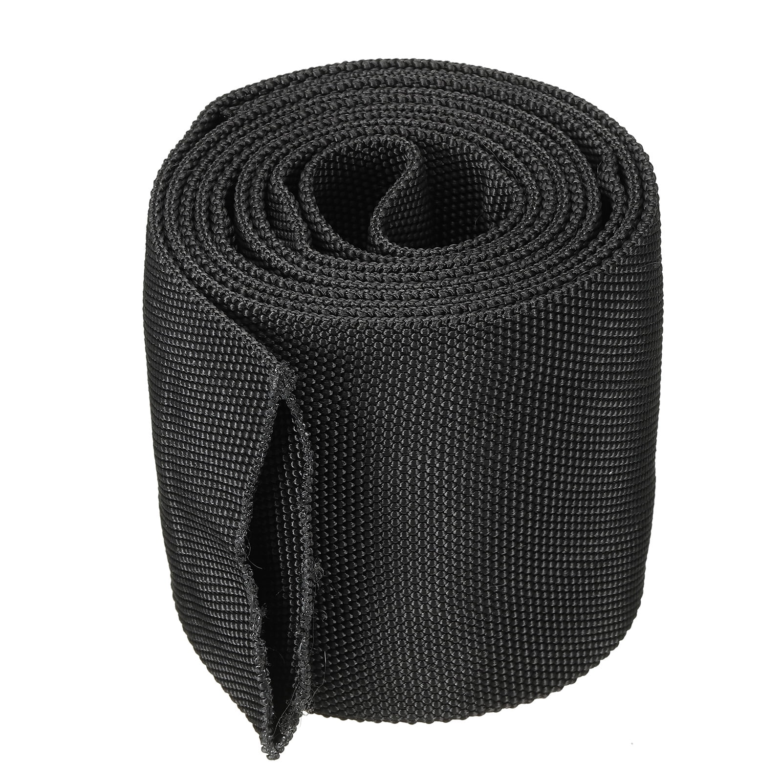 Uxcell 4" Flat Dia 6.5FT Nylon Protective Hose Sleeve, Cable Cover ...