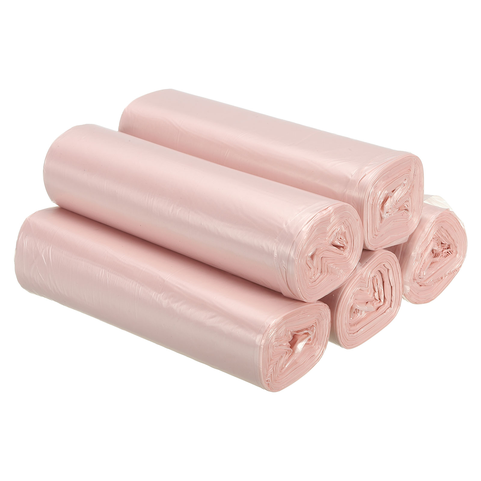 Uxcell 4 Gallon Small Trash Bags, 5 Rolls / 100 Counts Disposable ...