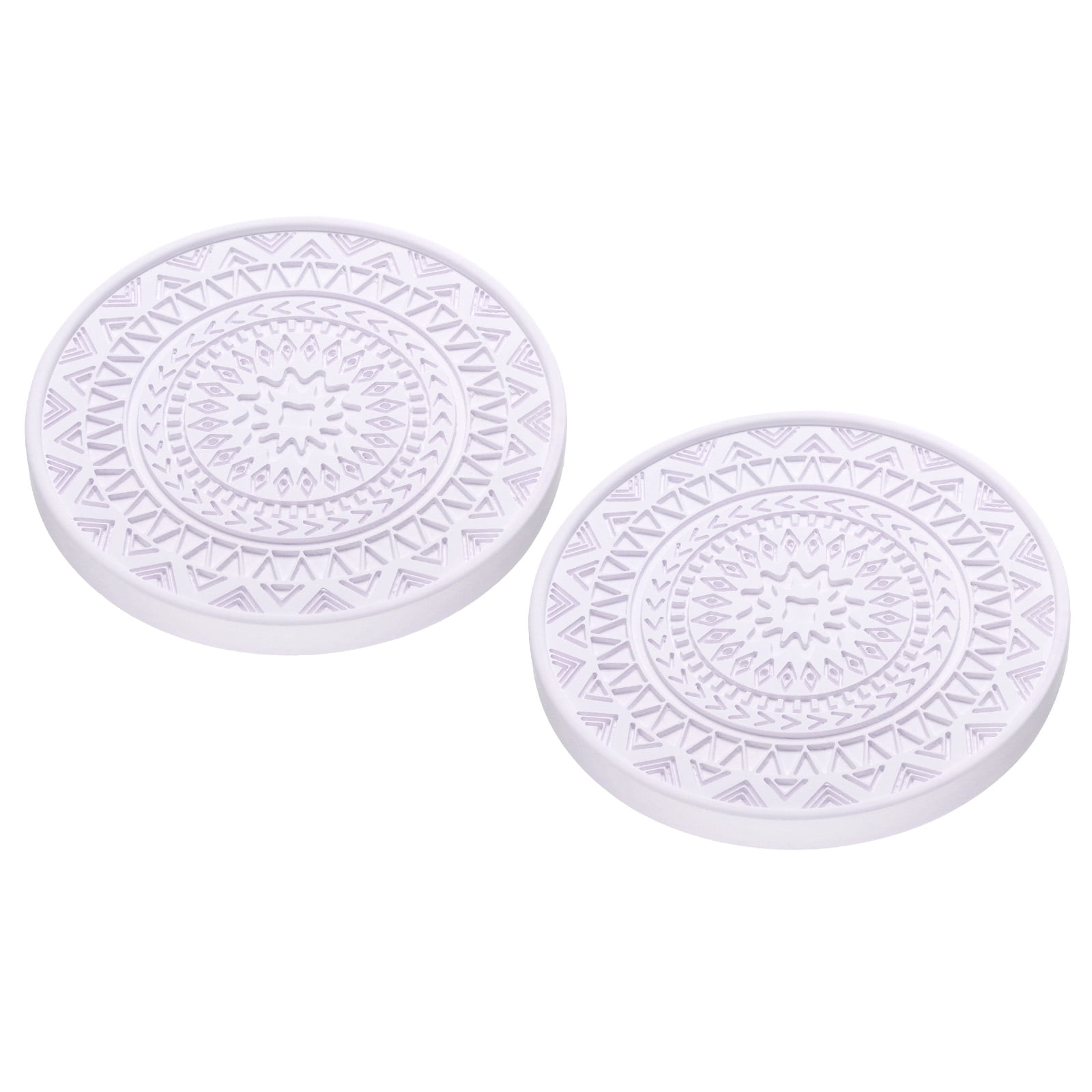 Uxcell 4 Inch Absorbent Diatomaceous Coaster, Instant Dry Drip Tray for ...