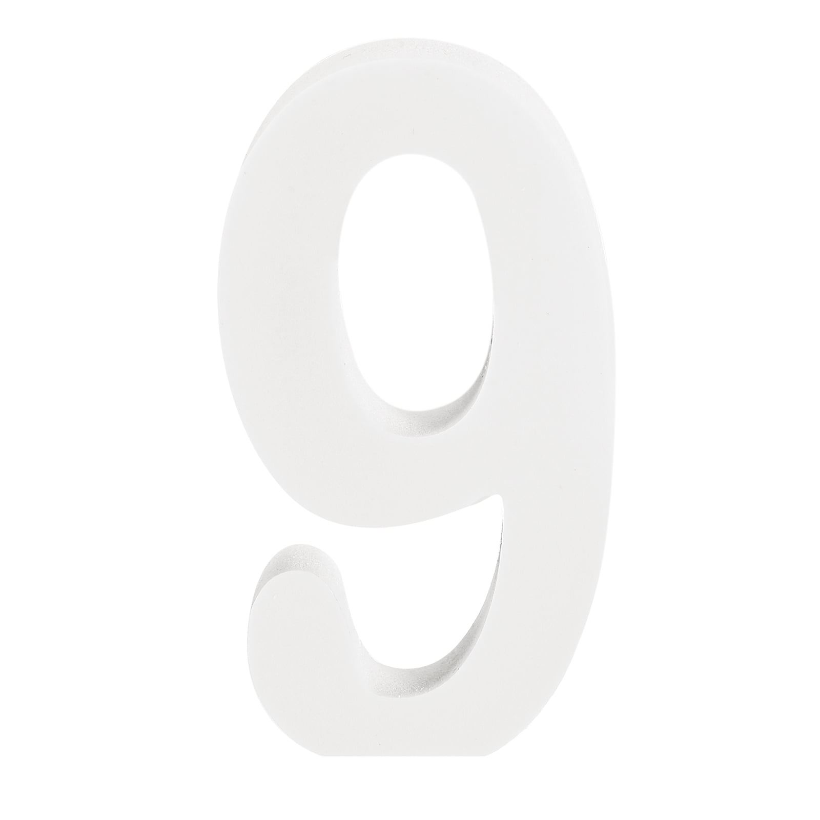 Uxcell 4 Inch Blank Wood Number 9 Wood Slices Sign Board for DIY ...