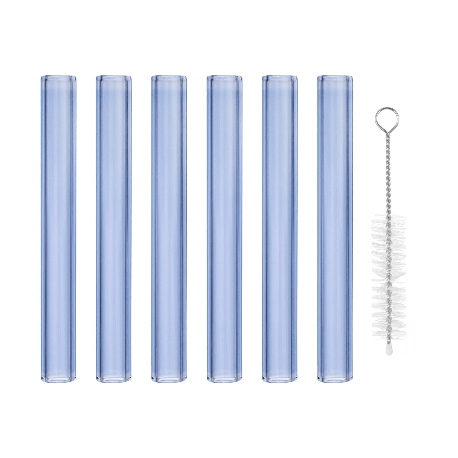 Uxcell 4 Inch Borosilicate Glass Tubes, 6 Pcs12mm OD 2mm Thick Glass ...