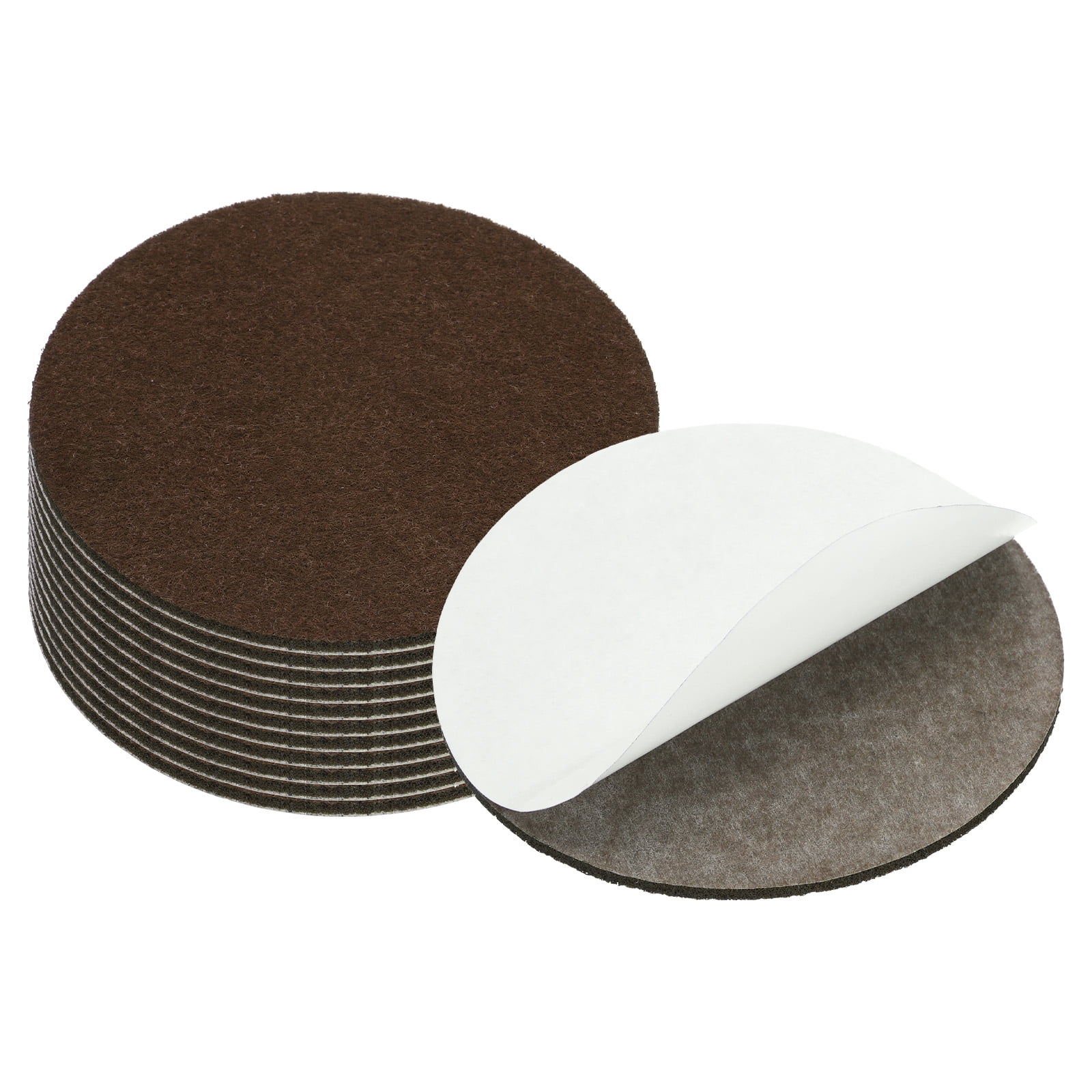 Uxcell 4 Inch Diameter Lamp Base Felt, 12Pack 3mm Thickness Round Soft ...