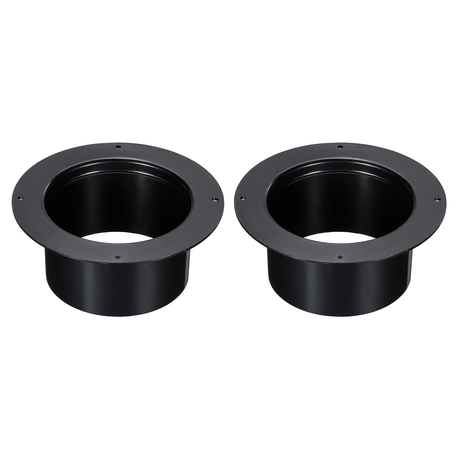Uxcell 4 Inch Duct Connector Flange Exhaust Hose Flange ABS Round Air ...
