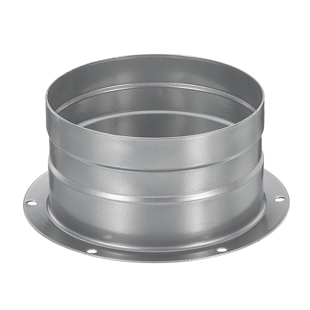 Uxcell 4 Inch Duct Connector Flange Metal Straight Pipe Exhaust Hose ...