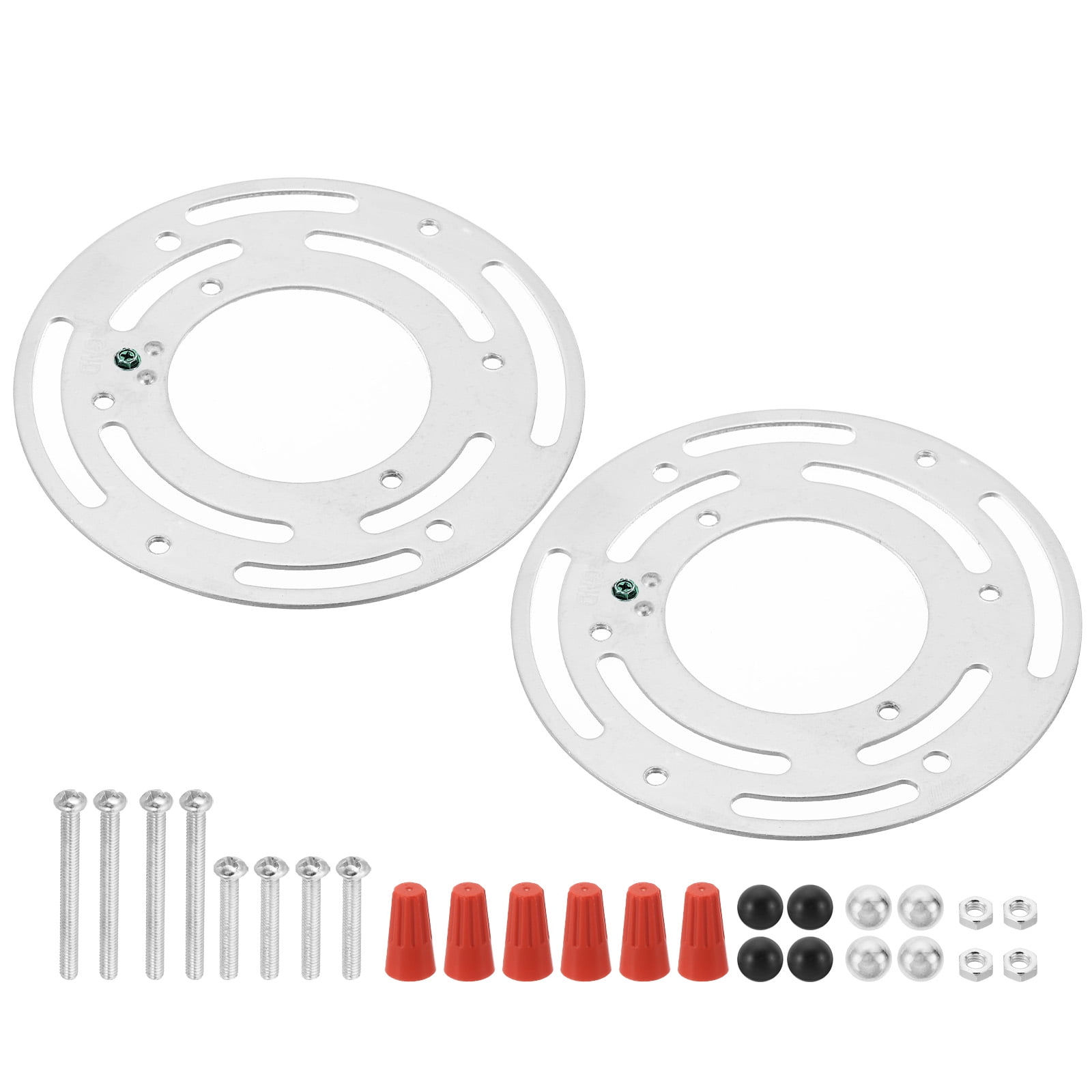 Uxcell 4 Inch Light Fixture Mounting Bracket 2 Set Round Ceiling Light ...