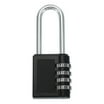 AMIR Long Shank Padlock, 4-Digit Resettable Combination Lock, Weather ...