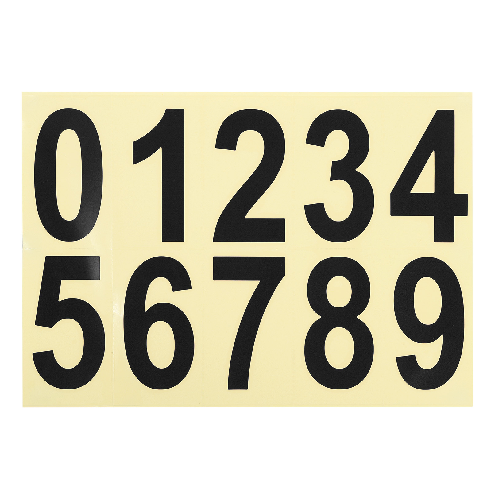 Uxcell 4 Inch Reflective Mailbox Number Sticker Decal Die Cut Classic ...