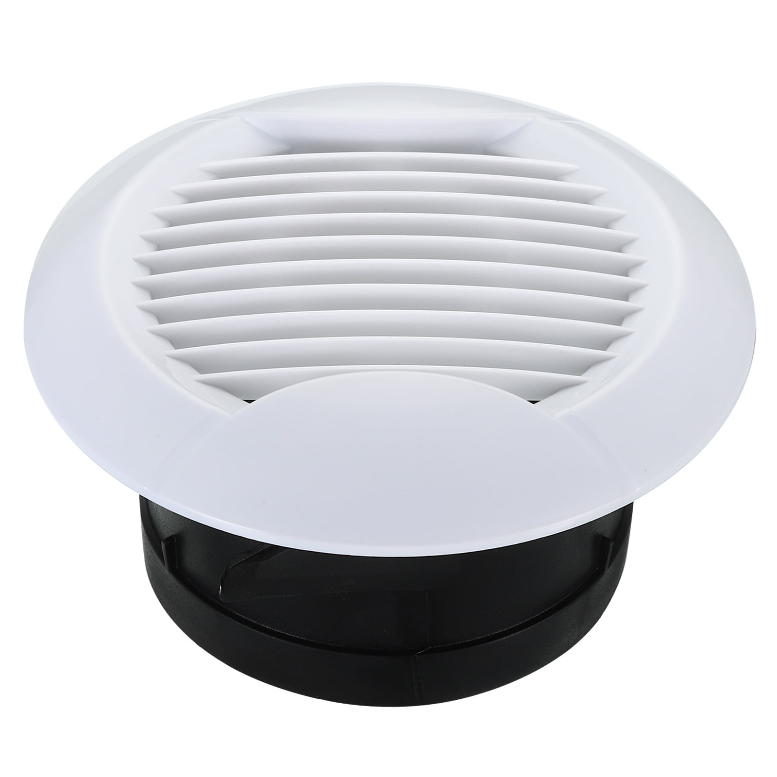 Uxcell 4 Inch Round Air Vent, Ceiling Diffuser Grill Cover ABS Louver ...