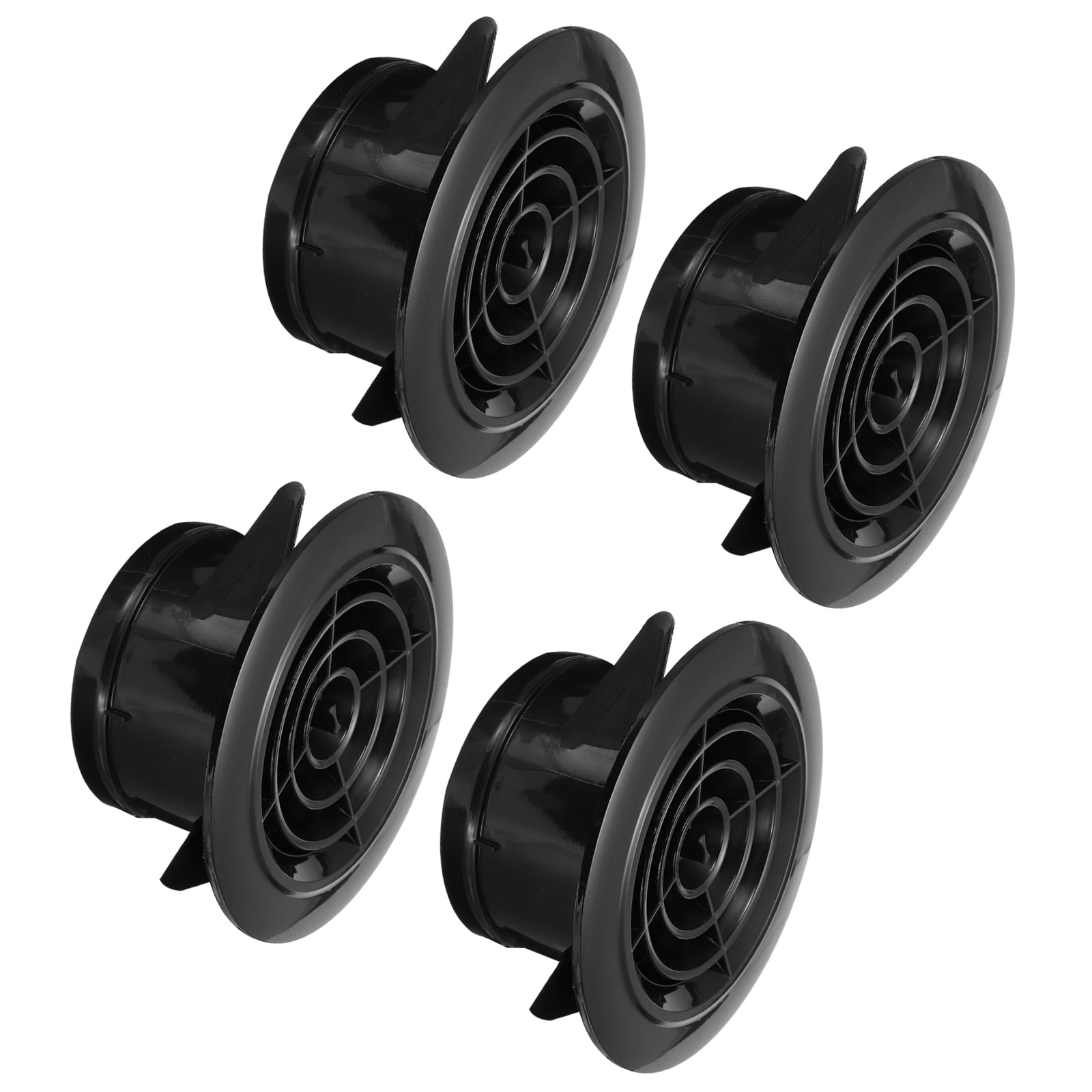 Uxcell Round Air Vent Cover, Soffit Vents ABS Adjustable Ceiling Vent ...