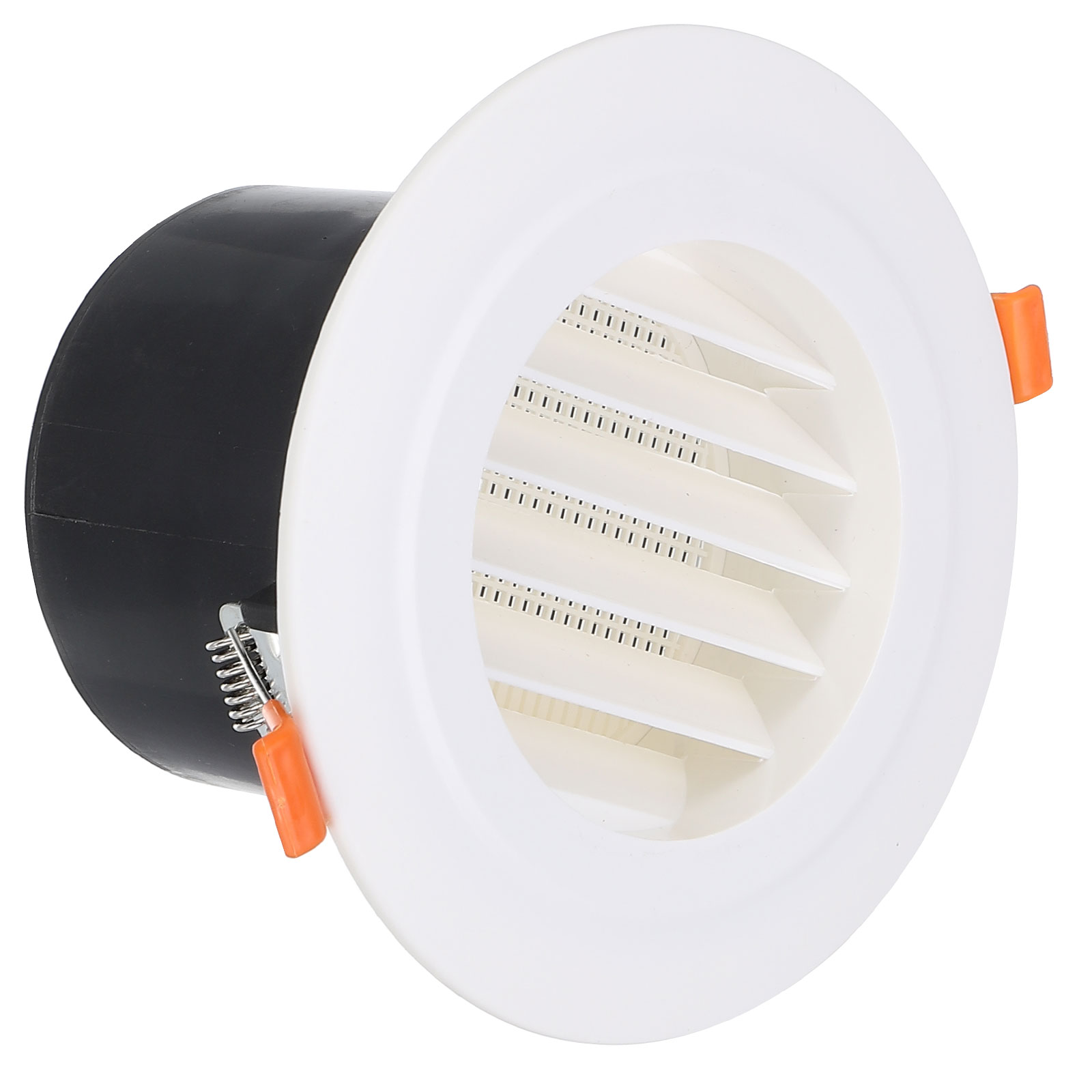 Uxcell 4 Inch Round Air Vent Spring Loaded, ABS Soffit Exhaust Vent ...