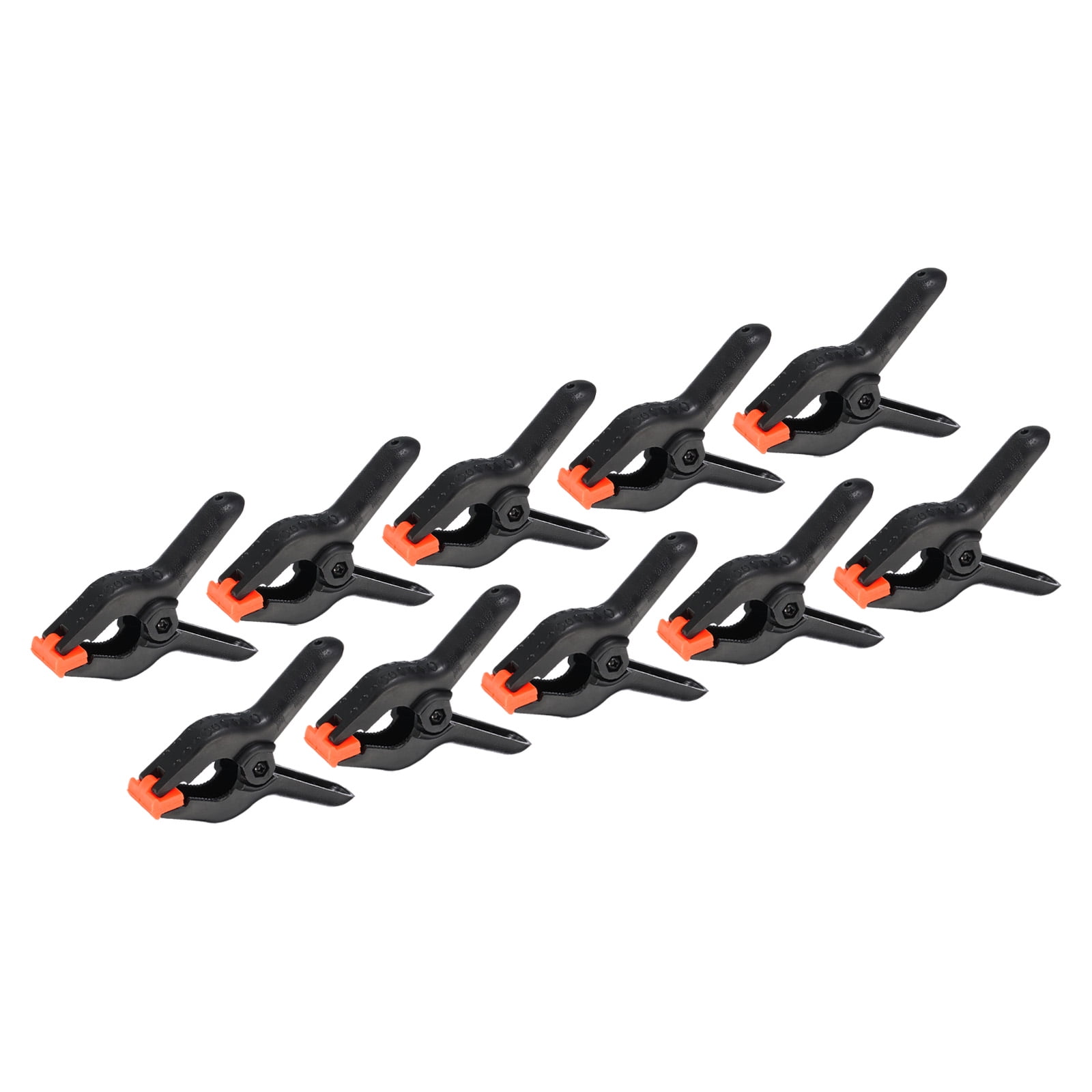 Uxcell 4 Inch Spring Clamps, 10 Pack Plastic Flexible Anti Slip Strong ...