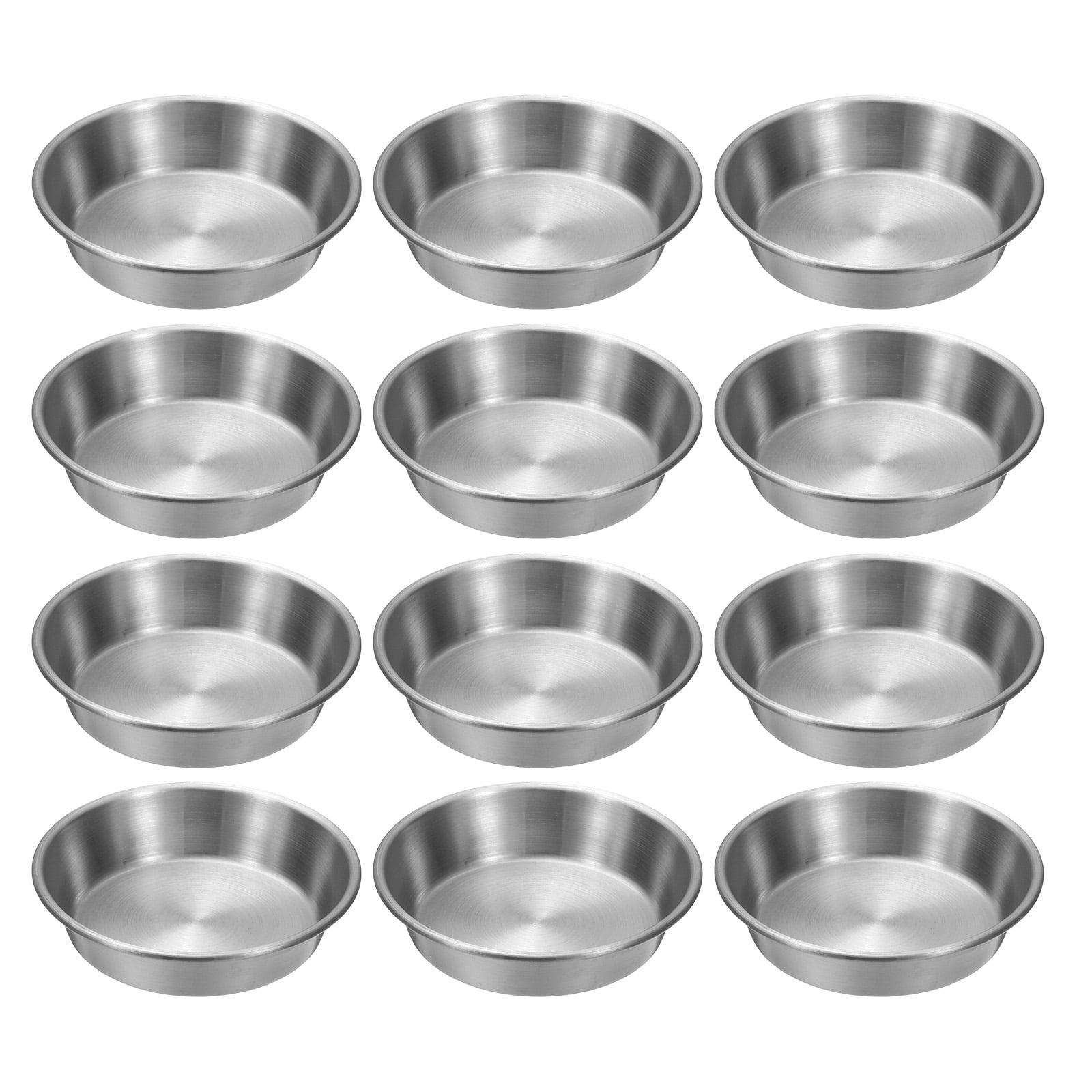 Uxcell 4 Inch Stainless Steel Sauce Dishes, 12 Pcs Mini Individual ...