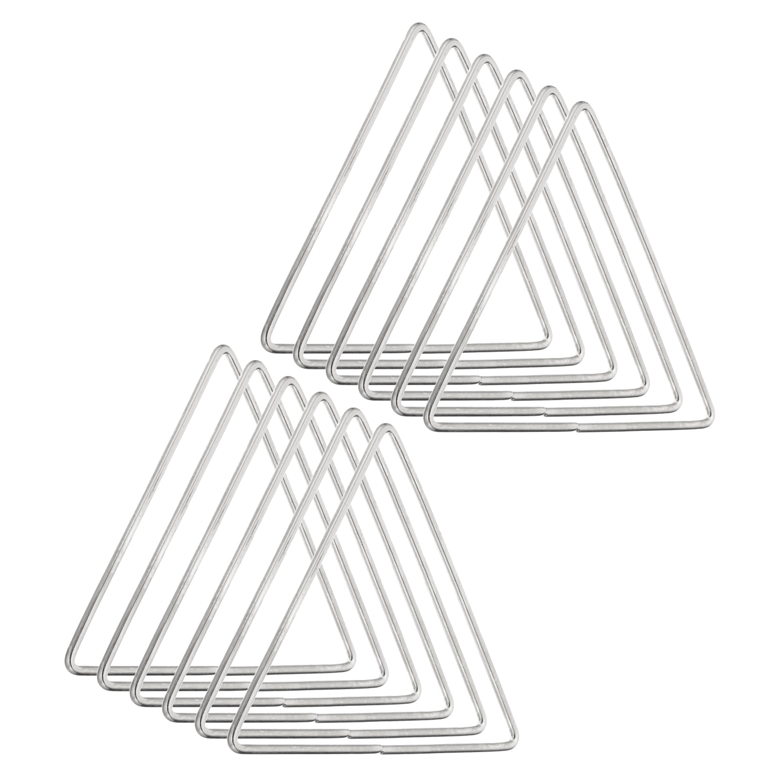 Uxcell 4 Inch Triangle Dream Catcher Rings, 12 Pcs Metal Christmas ...
