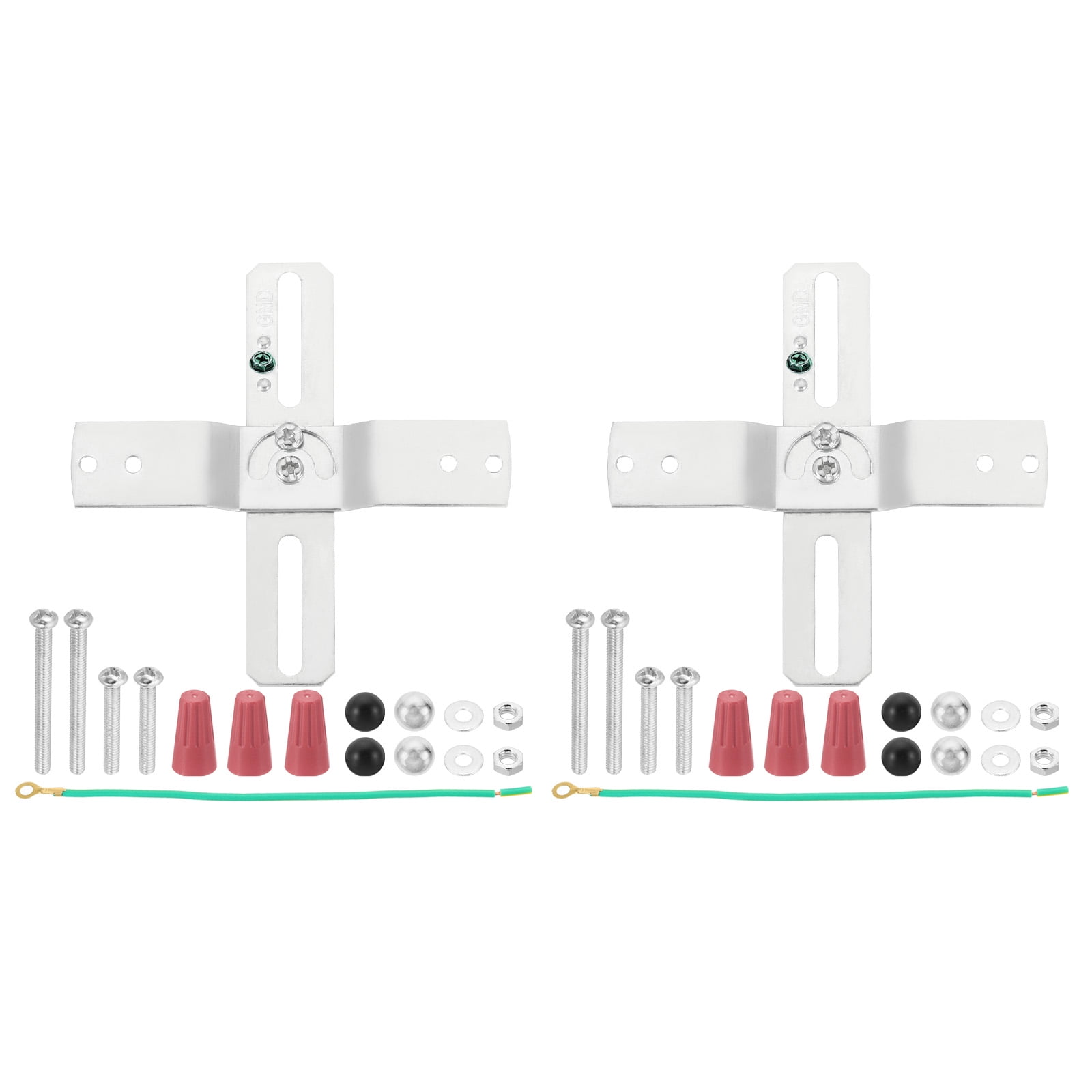 Uxcell 4" Light Crossbar 2 Set Cross-Shaped Mounting Bracket 180 ...