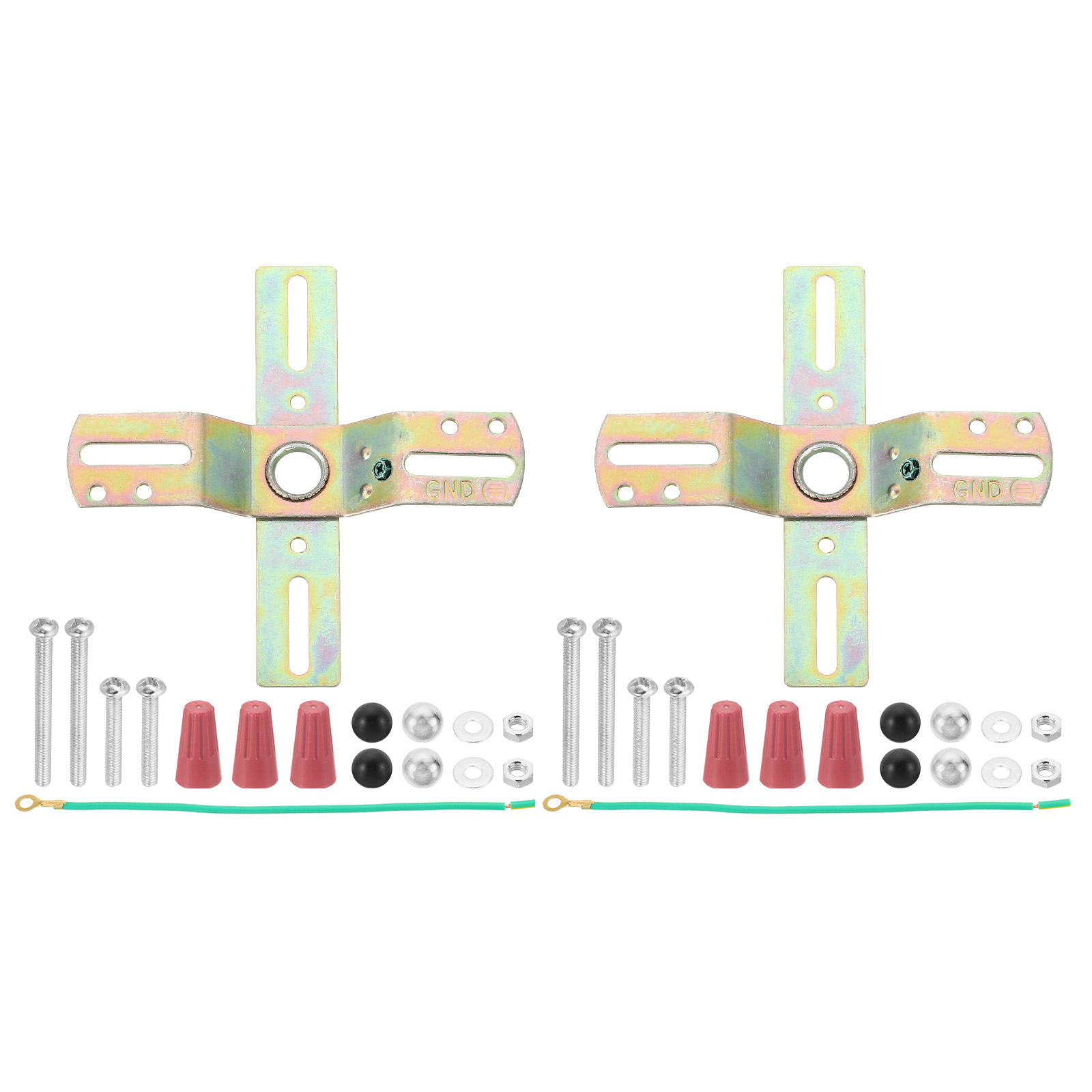 Uxcell 4" Light Crossbar 2 Set Cross-Shaped Mounting Bracket 360 ...