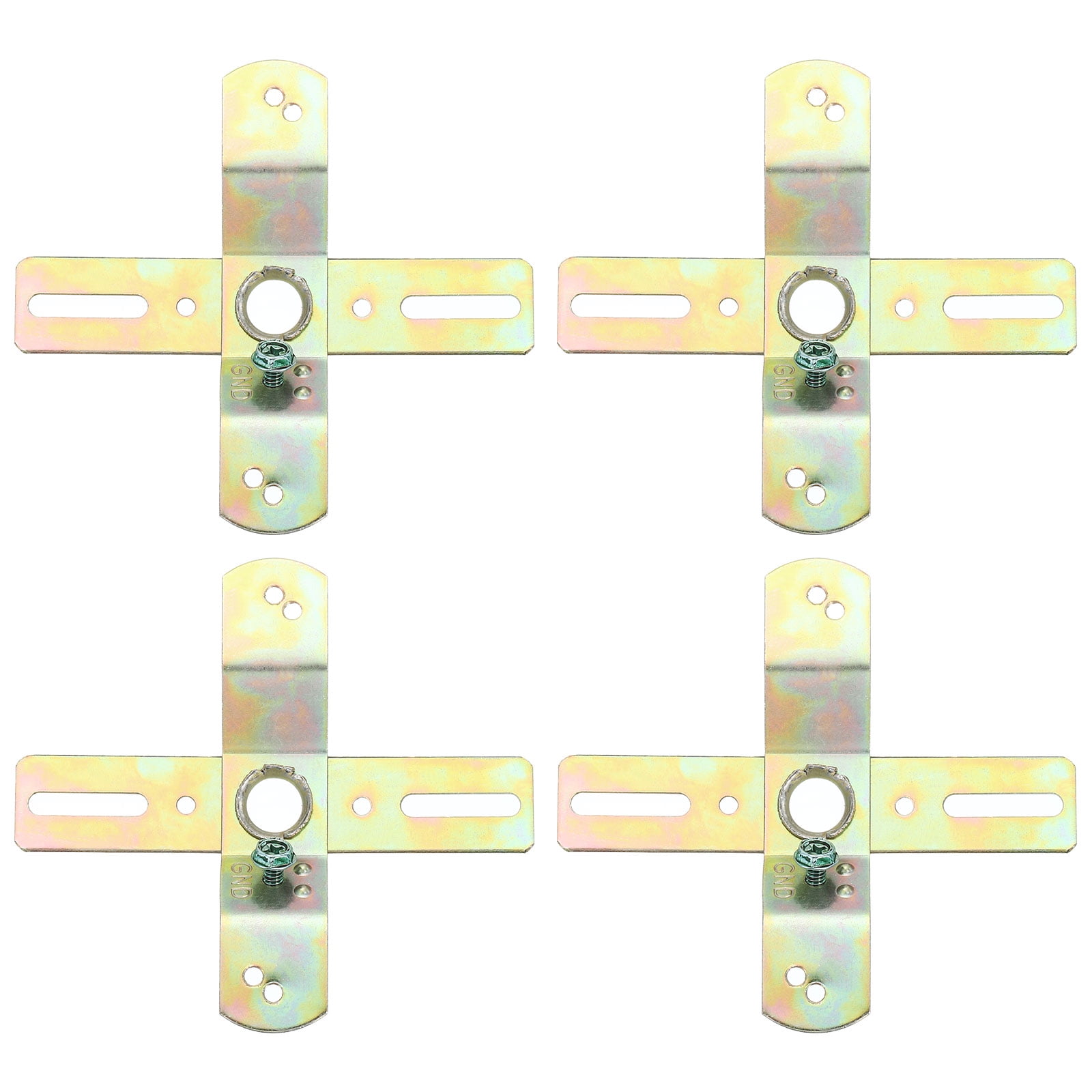 Uxcell 4" Light Crossbar, Carbon Steel Cross Shaped Mounting Bracket ...