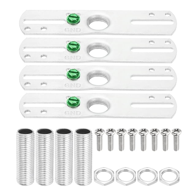 Uxcell 4" Light Crossbar Kit, Universal Light Fixture Mounting Bracket ...